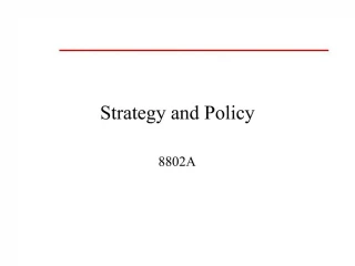 PPT - POLICY vs STRATEGY PowerPoint Presentation, free download - ID:317846