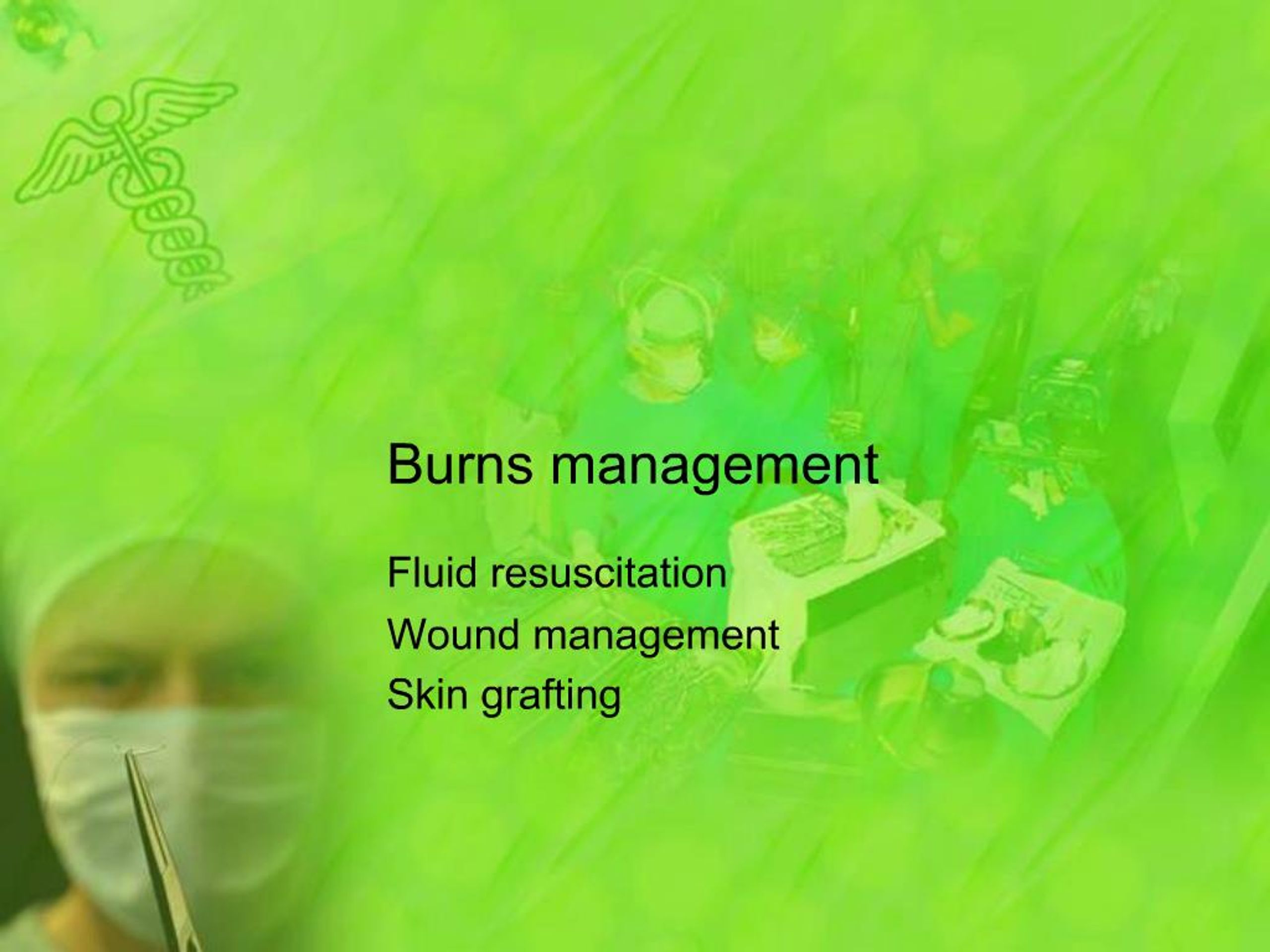 PPT - Burns management PowerPoint Presentation, free download - ID:611536