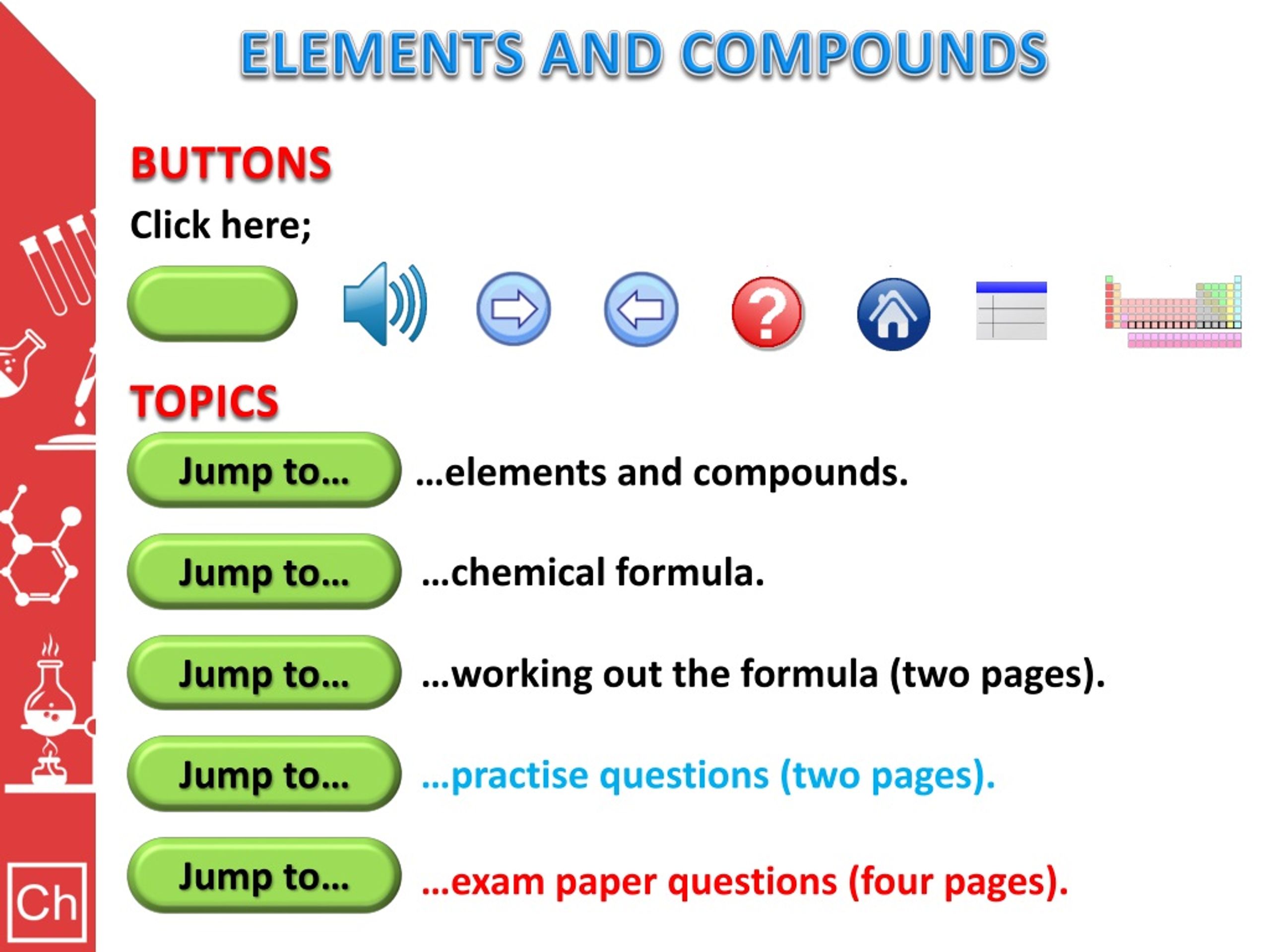 PPT - ELEMENTS AND COMPOUNDS PowerPoint Presentation, free download ...