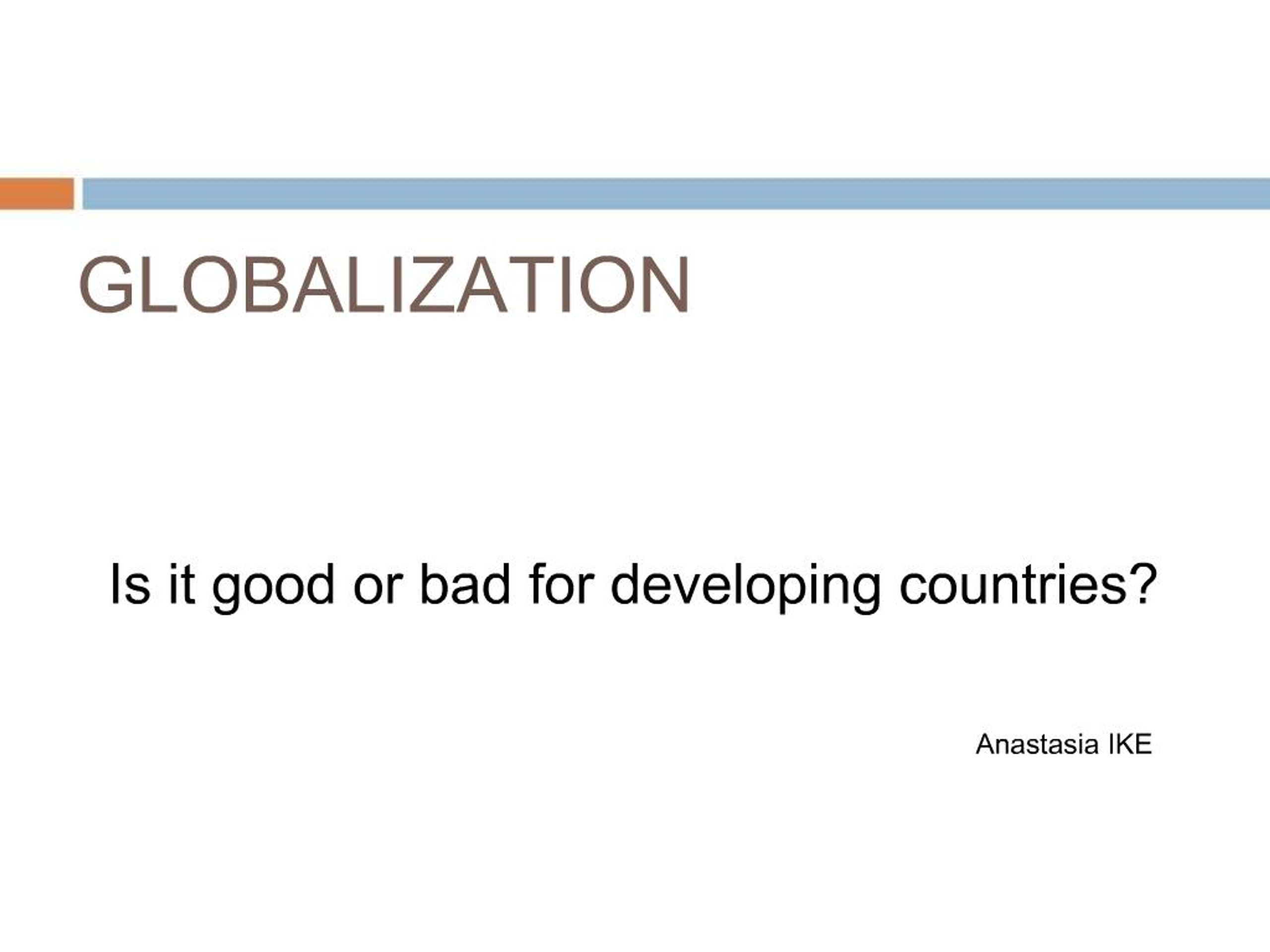 PPT - GLOBALIZATION PowerPoint Presentation, free download - ID:617590