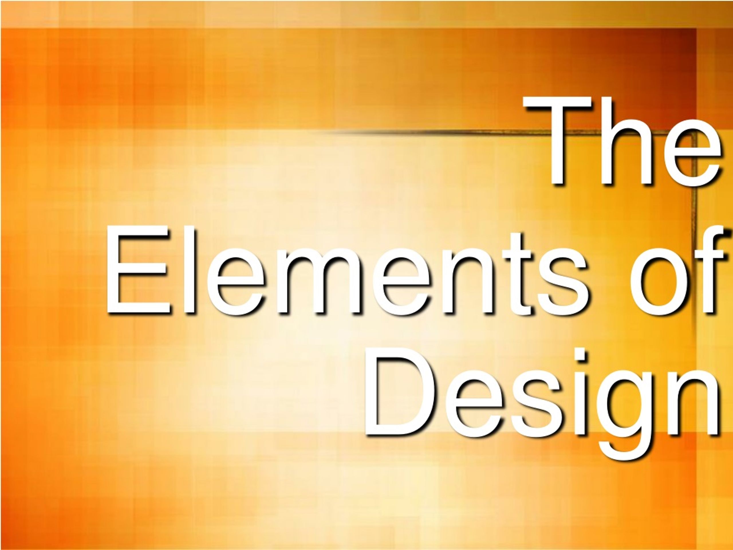 PPT - The Elements of Design PowerPoint Presentation, free download ...