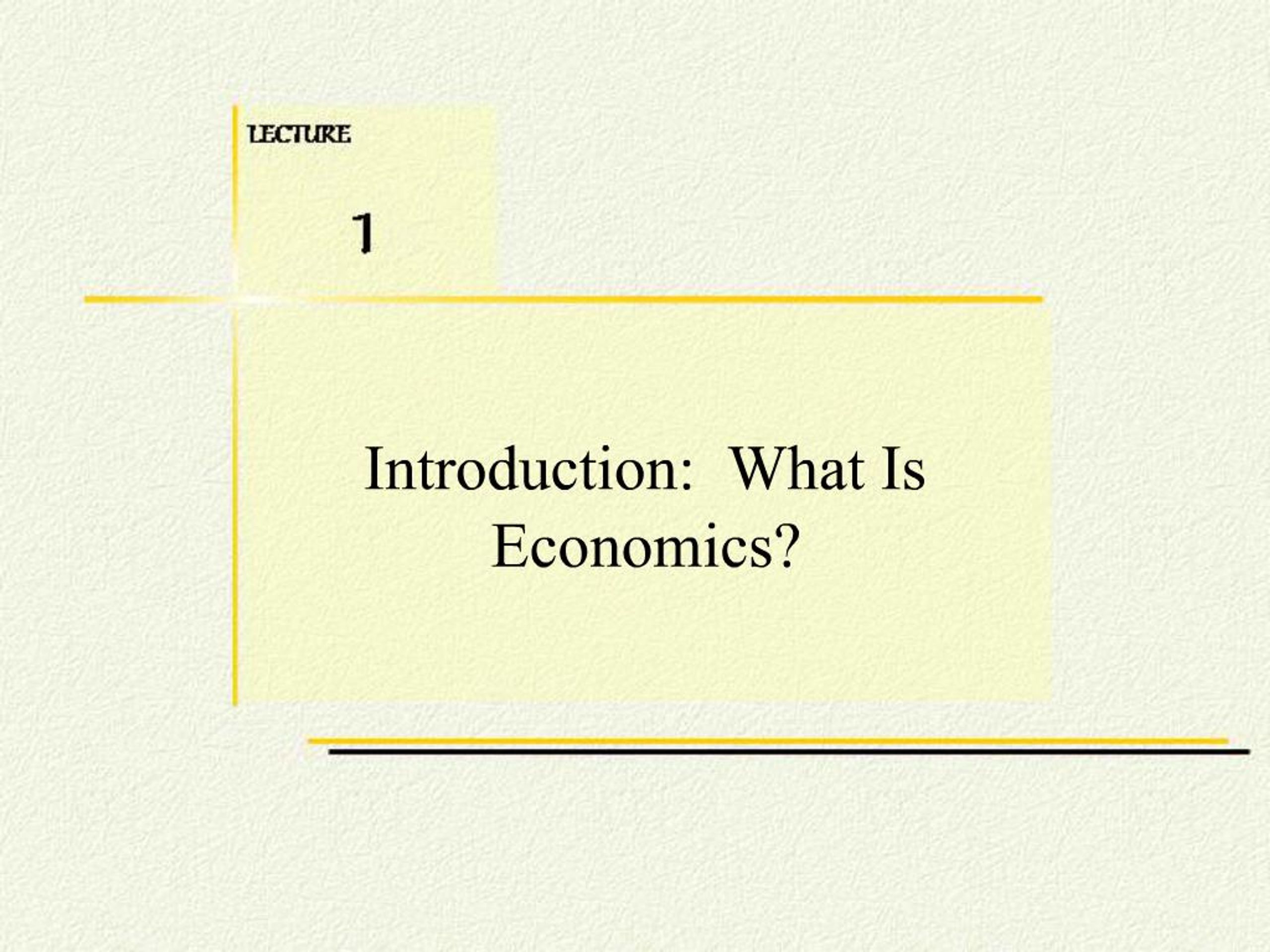 PPT - Introduction: What Is Economics PowerPoint Presentation, free ...