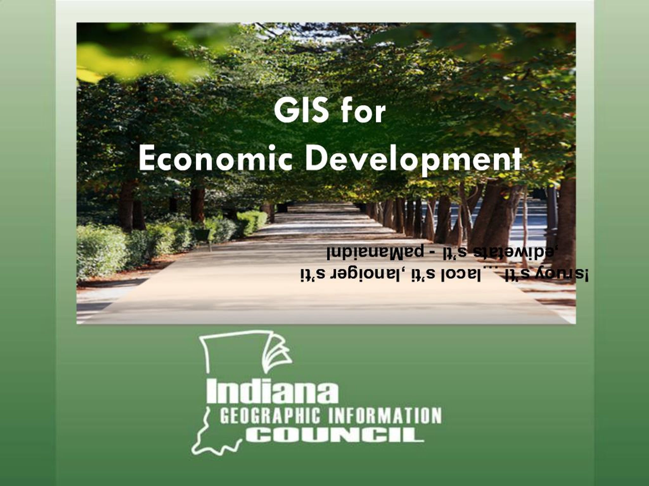 PPT - GIS for Economic Development PowerPoint Presentation, free ...