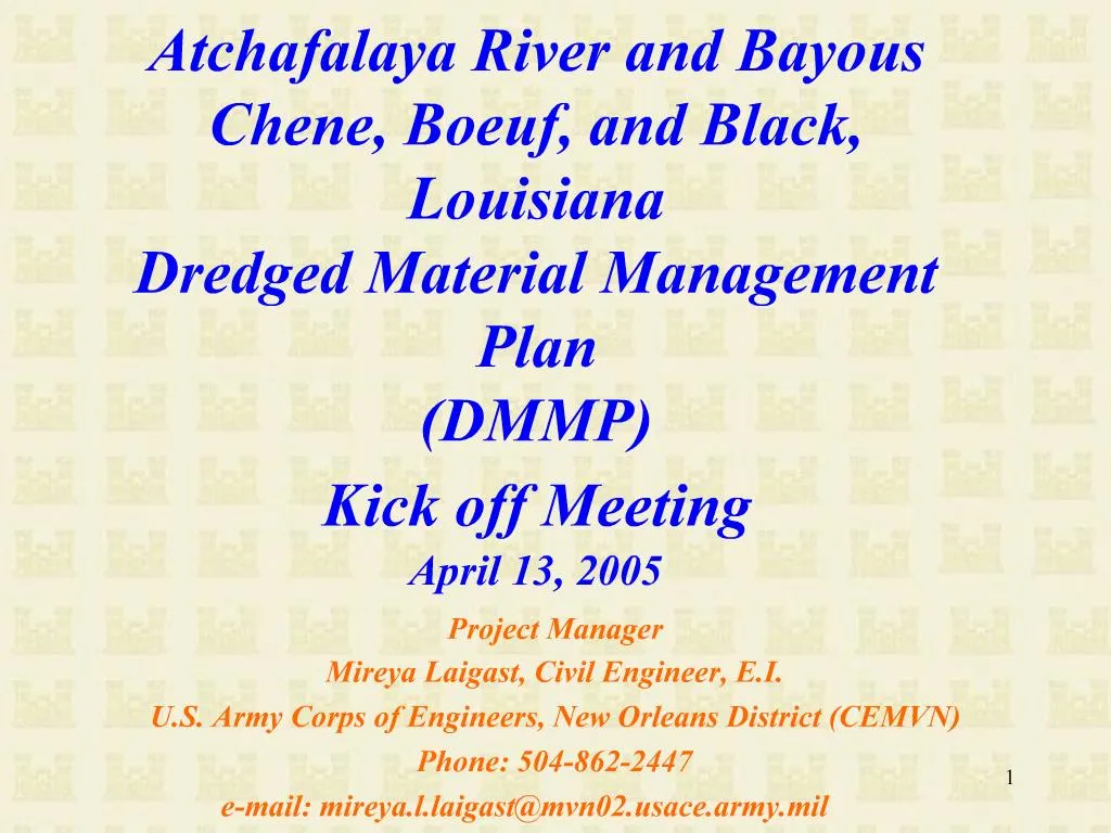 PPT - Atchafalaya River and Bayous Chene, Boeuf, and Black, Louisiana ...