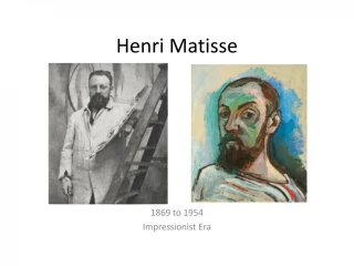 PPT - Henri Matisse PowerPoint Presentation, free download - ID:2180807