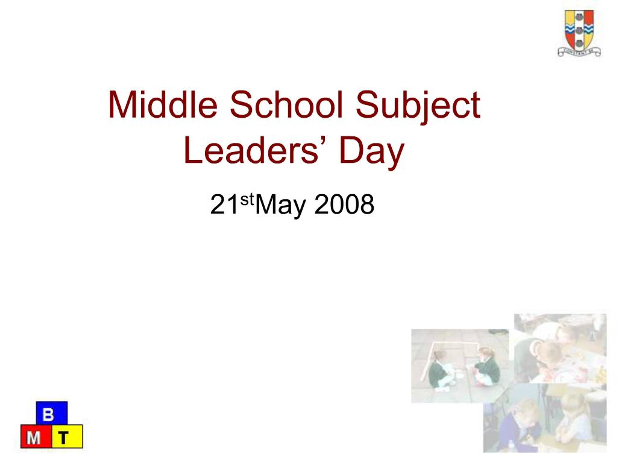 PPT - Middle School Subject Leaders Day PowerPoint Presentation, free ...