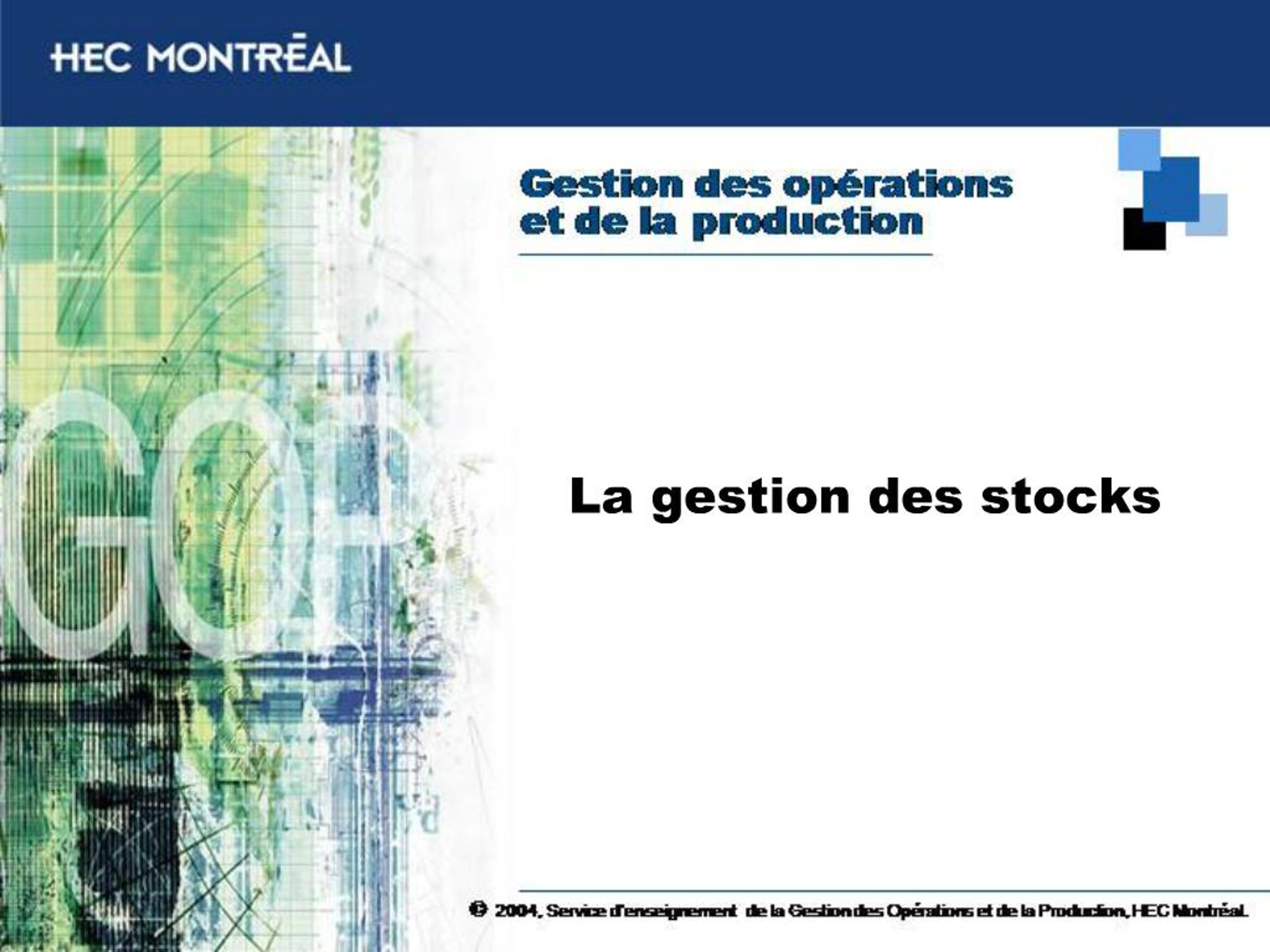 PPT - La gestion des stocks PowerPoint Presentation, free download - ID ...