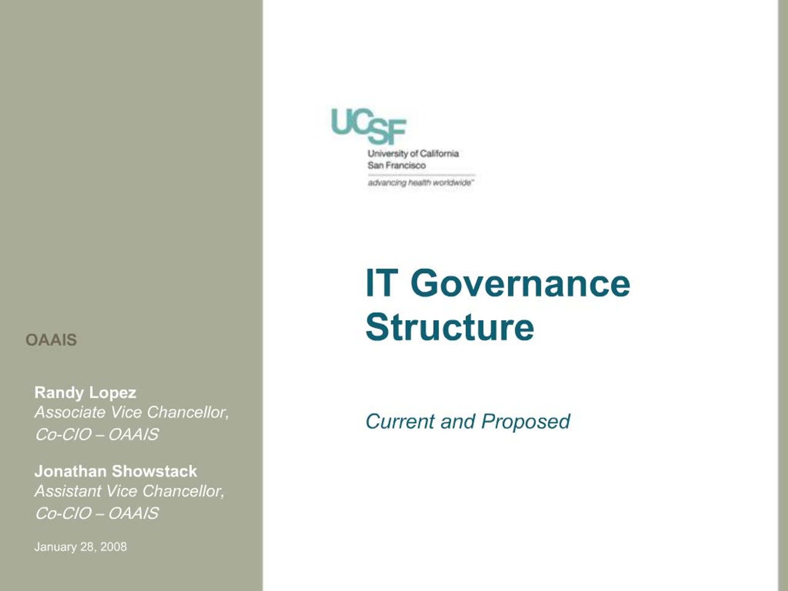 PPT - IT Governance Structure PowerPoint Presentation, free download ...