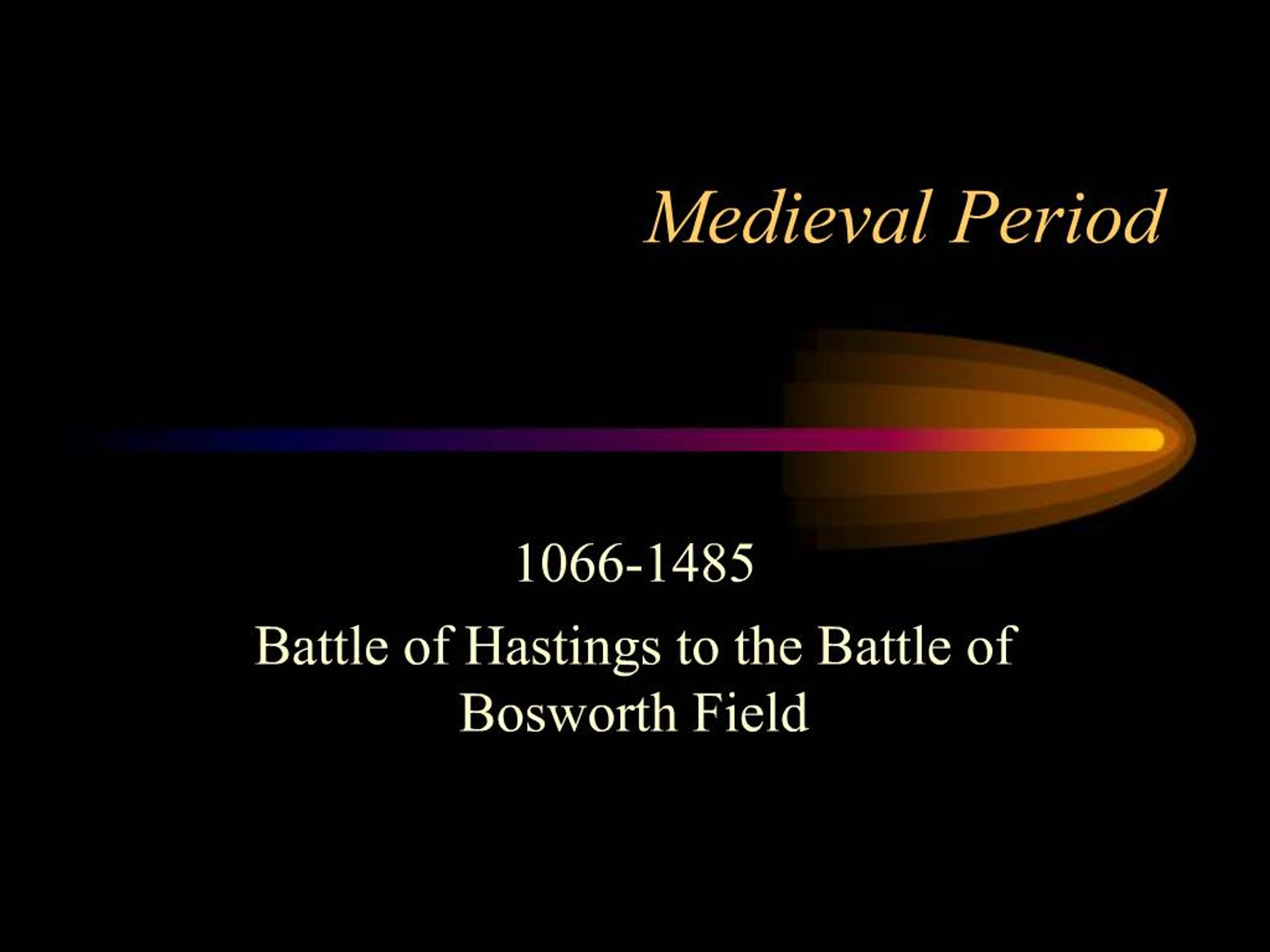 PPT - Medieval Period PowerPoint Presentation, free download - ID:633435
