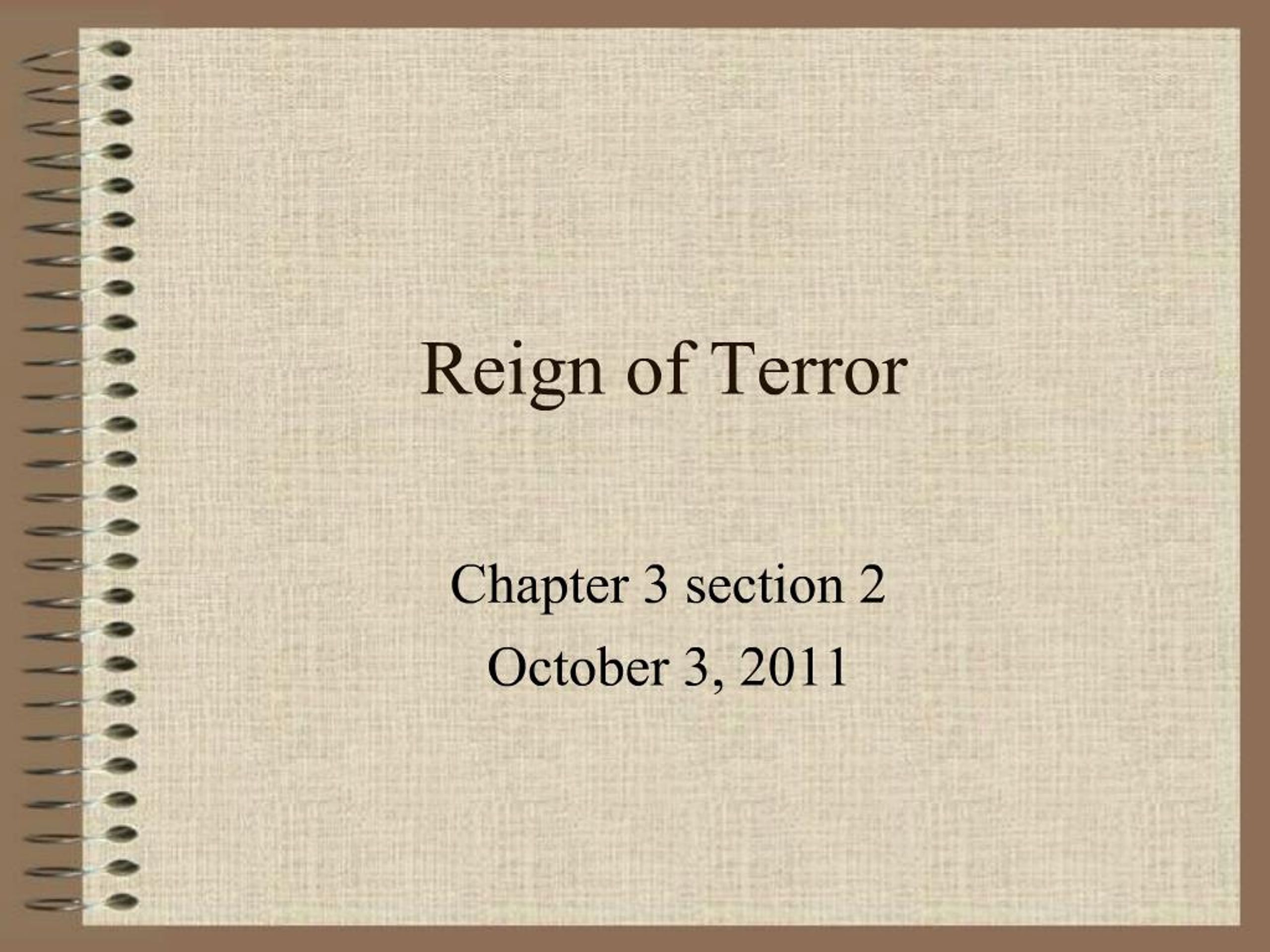 PPT - Reign of Terror PowerPoint Presentation, free download - ID:634819