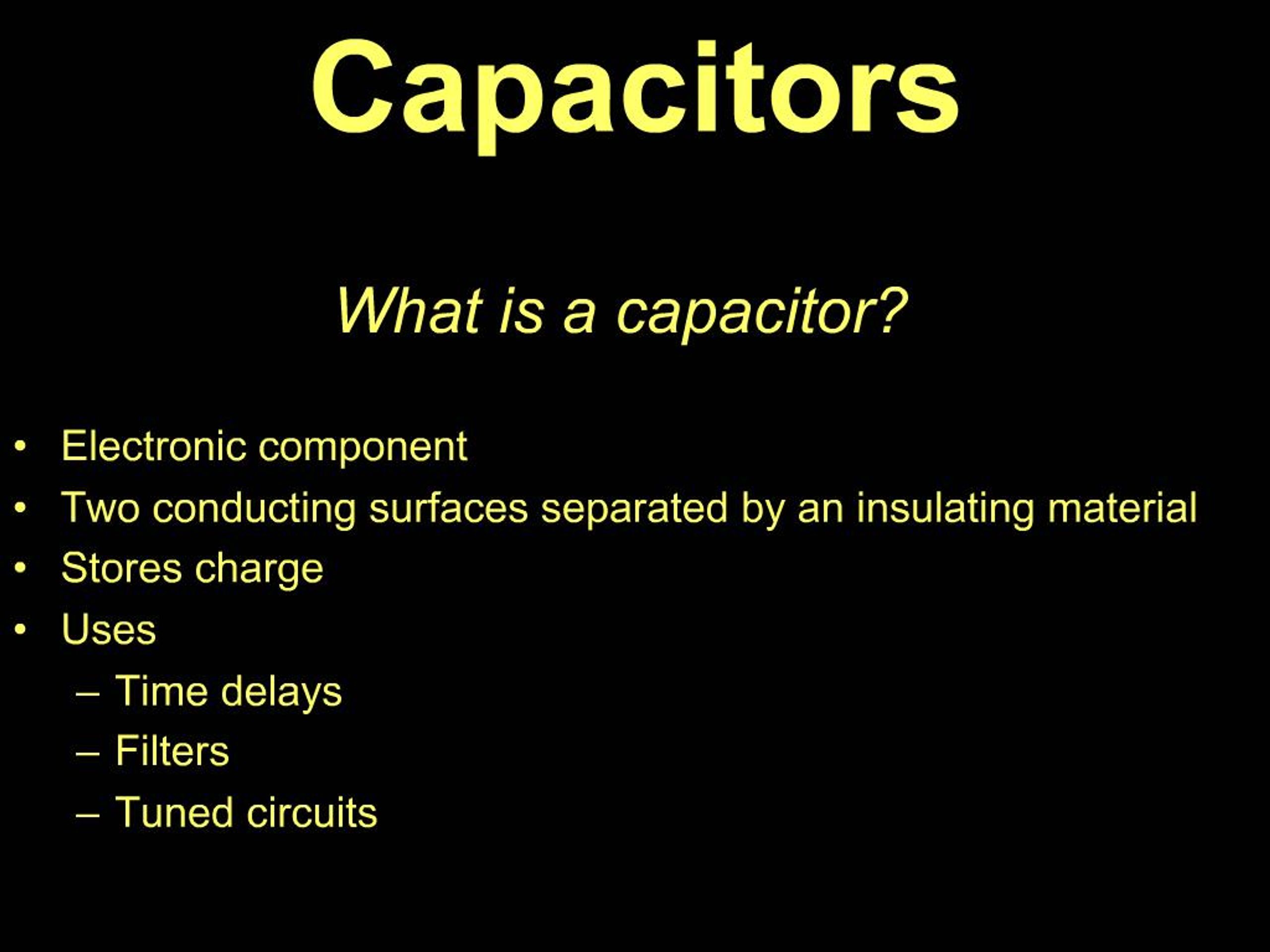 PPT - What is a capacitor PowerPoint Presentation, free download - ID ...