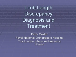 PPT - Limb Length/Girth/Volume Measurement PowerPoint Presentation ...