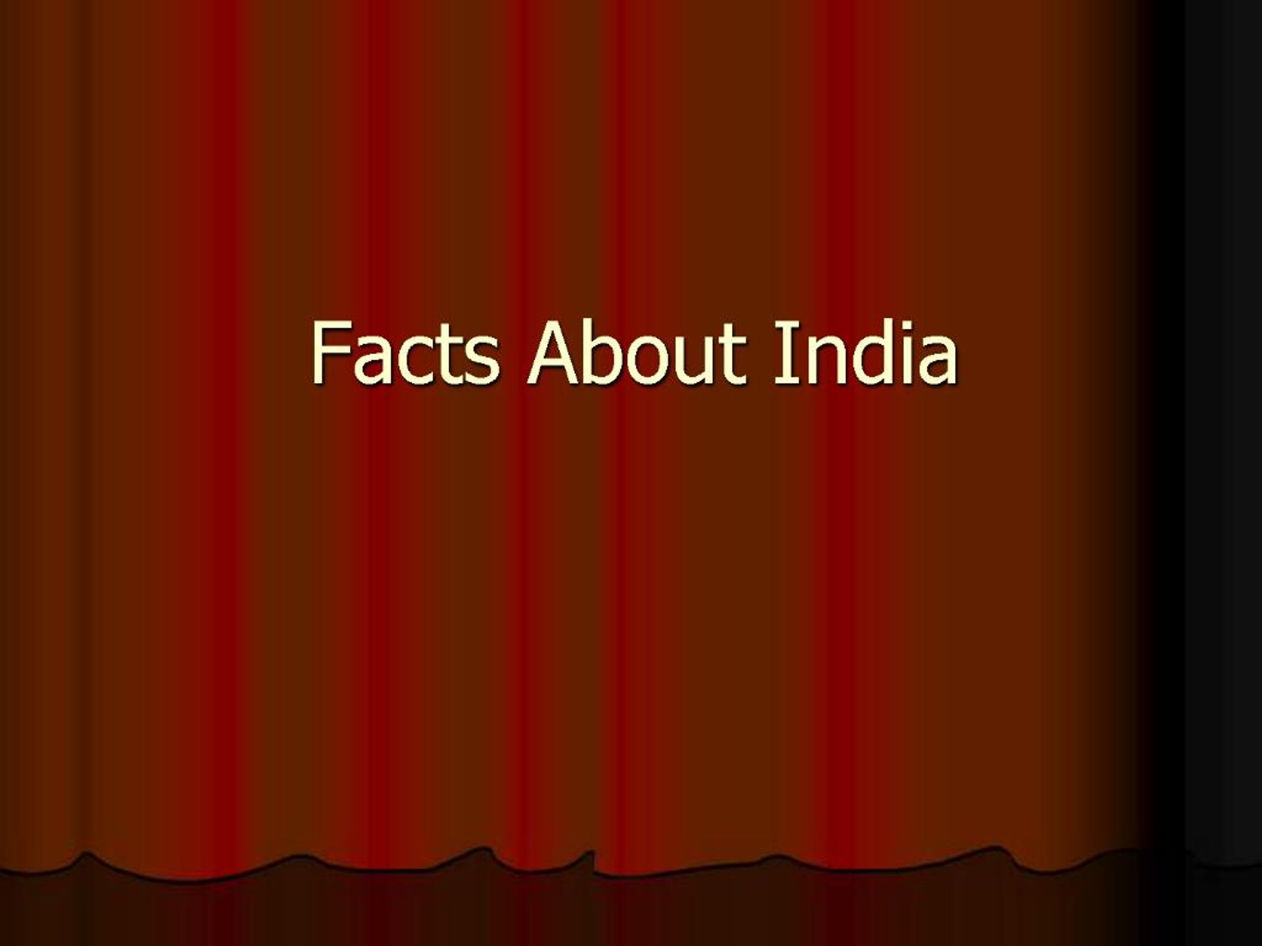 PPT - Facts About India PowerPoint Presentation, free download - ID:644766