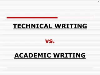 PPT - Technical vs. Creative Writing PowerPoint Presentation, free ...