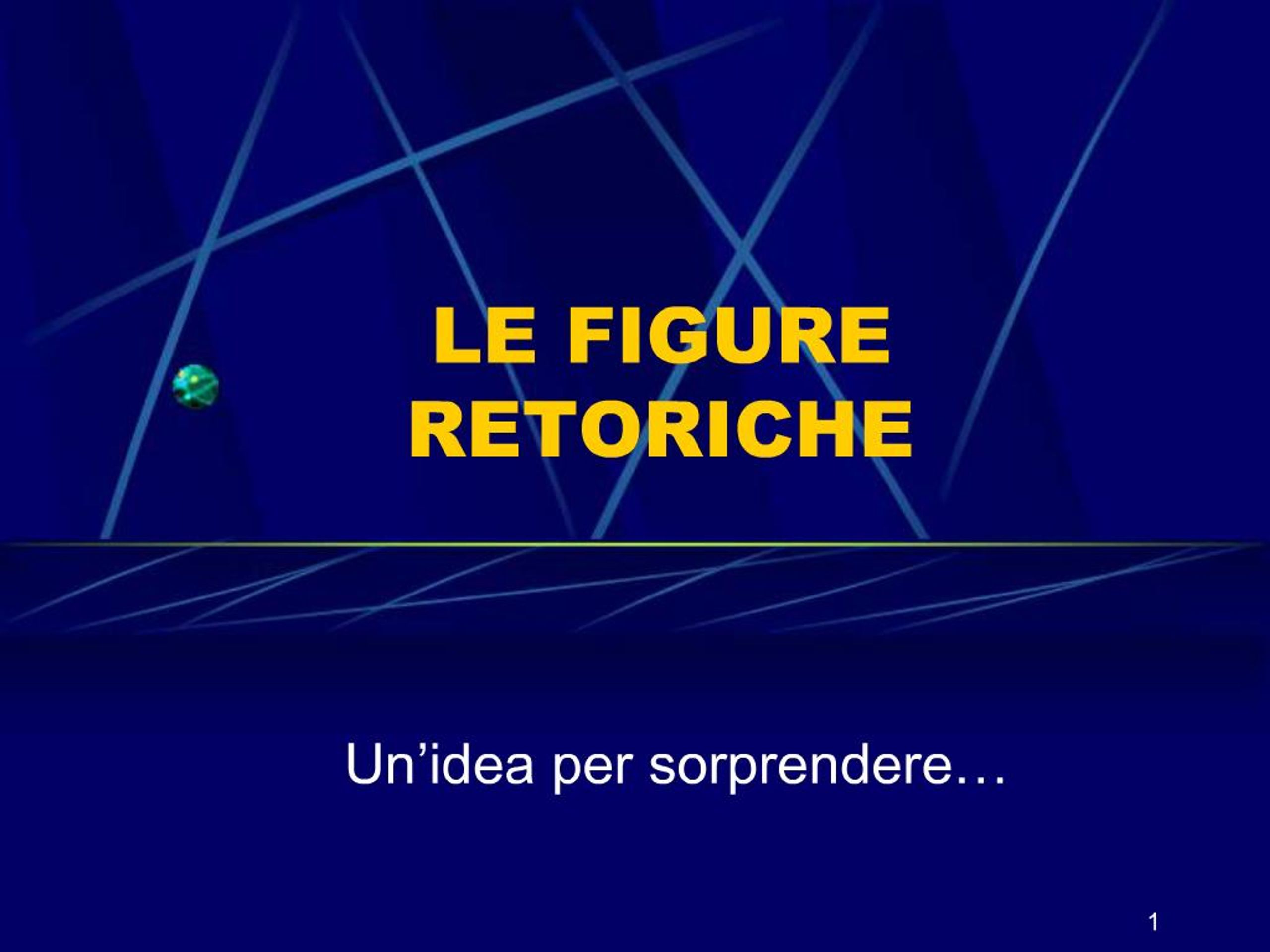 PPT - LE FIGURE RETORICHE PowerPoint Presentation, free download - ID ...