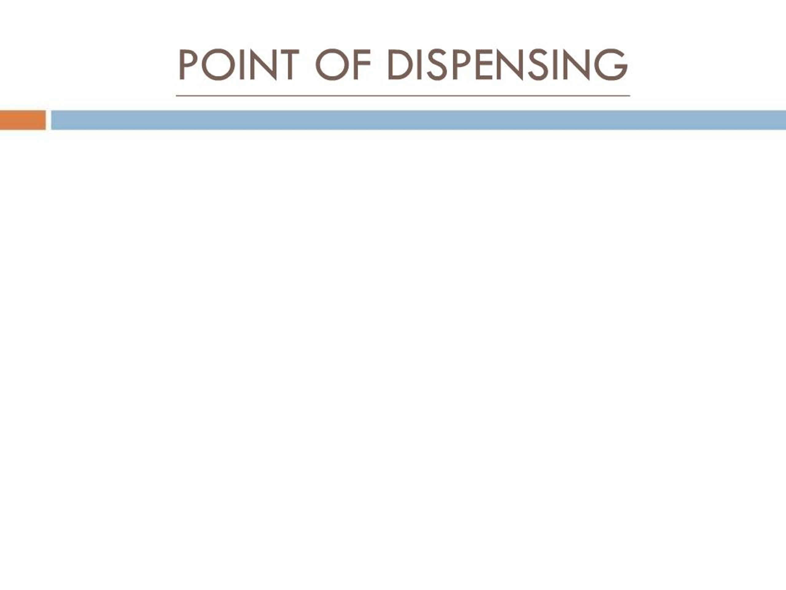 PPT - POINT OF DISPENSING PowerPoint Presentation, free download - ID ...