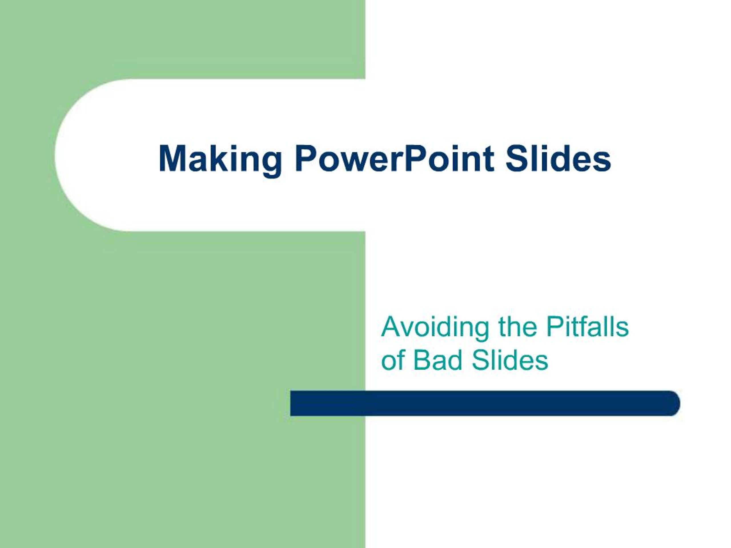 PPT - Making PowerPoint Slides PowerPoint Presentation, free download ...