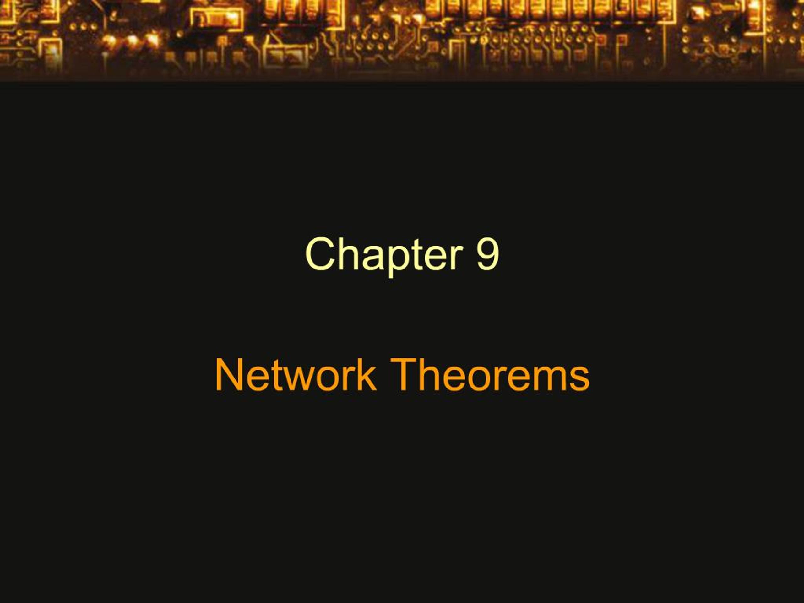 PPT - Network Theorems PowerPoint Presentation, free download - ID:646724