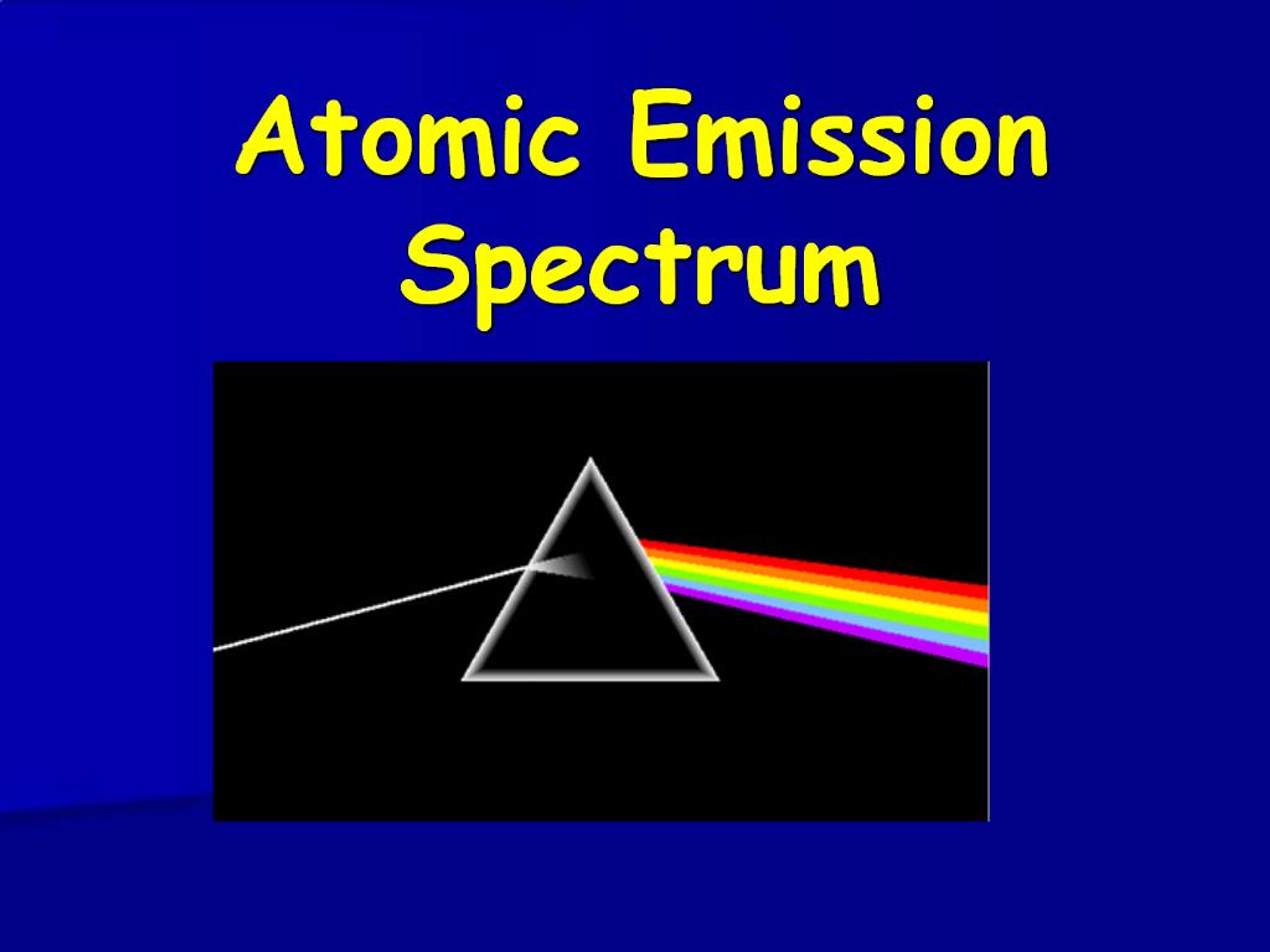 PPT - Atomic Emission Spectrum PowerPoint Presentation, free download ...