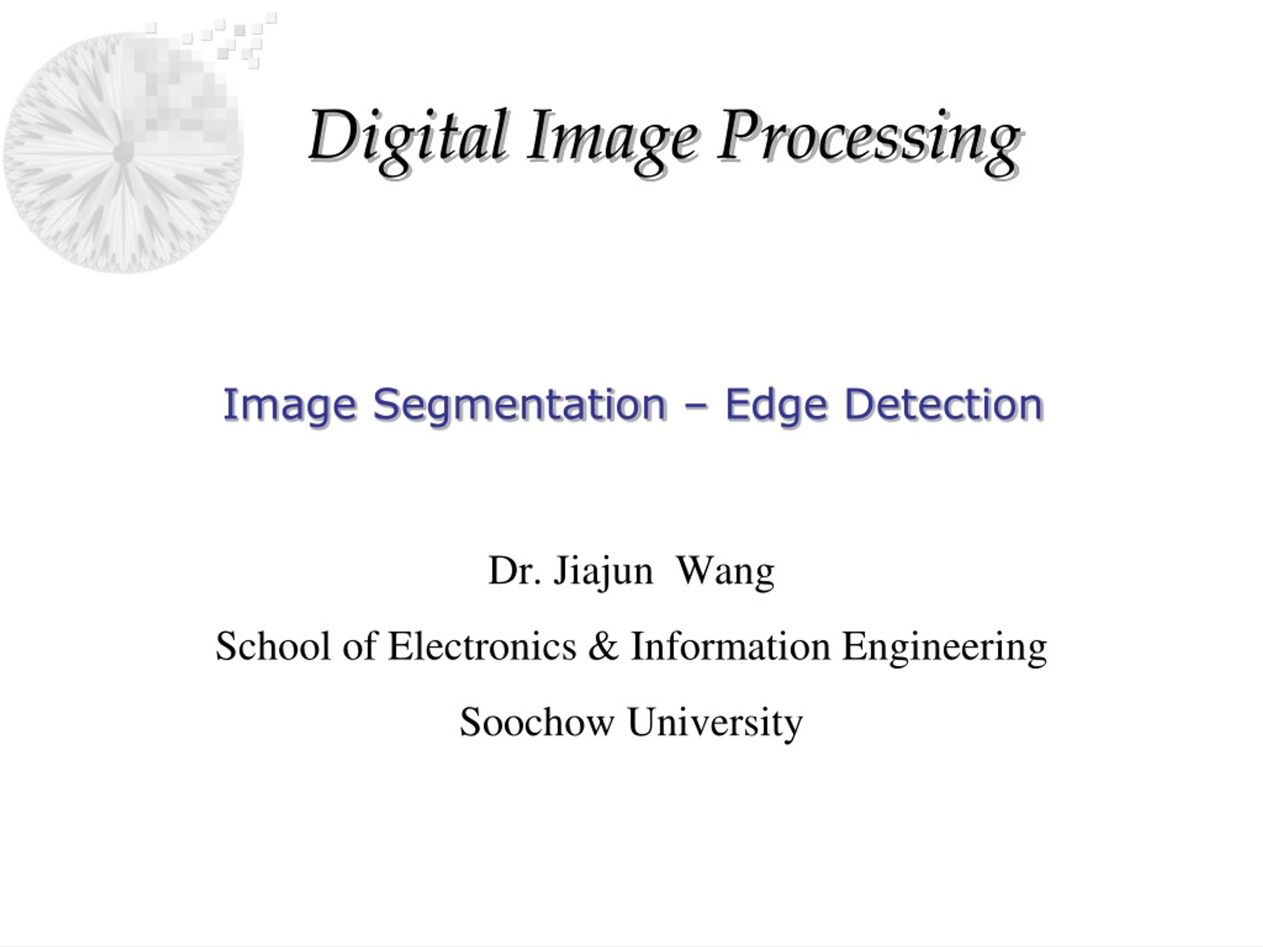PPT - Image Segmentation – Edge Detection PowerPoint Presentation, free ...