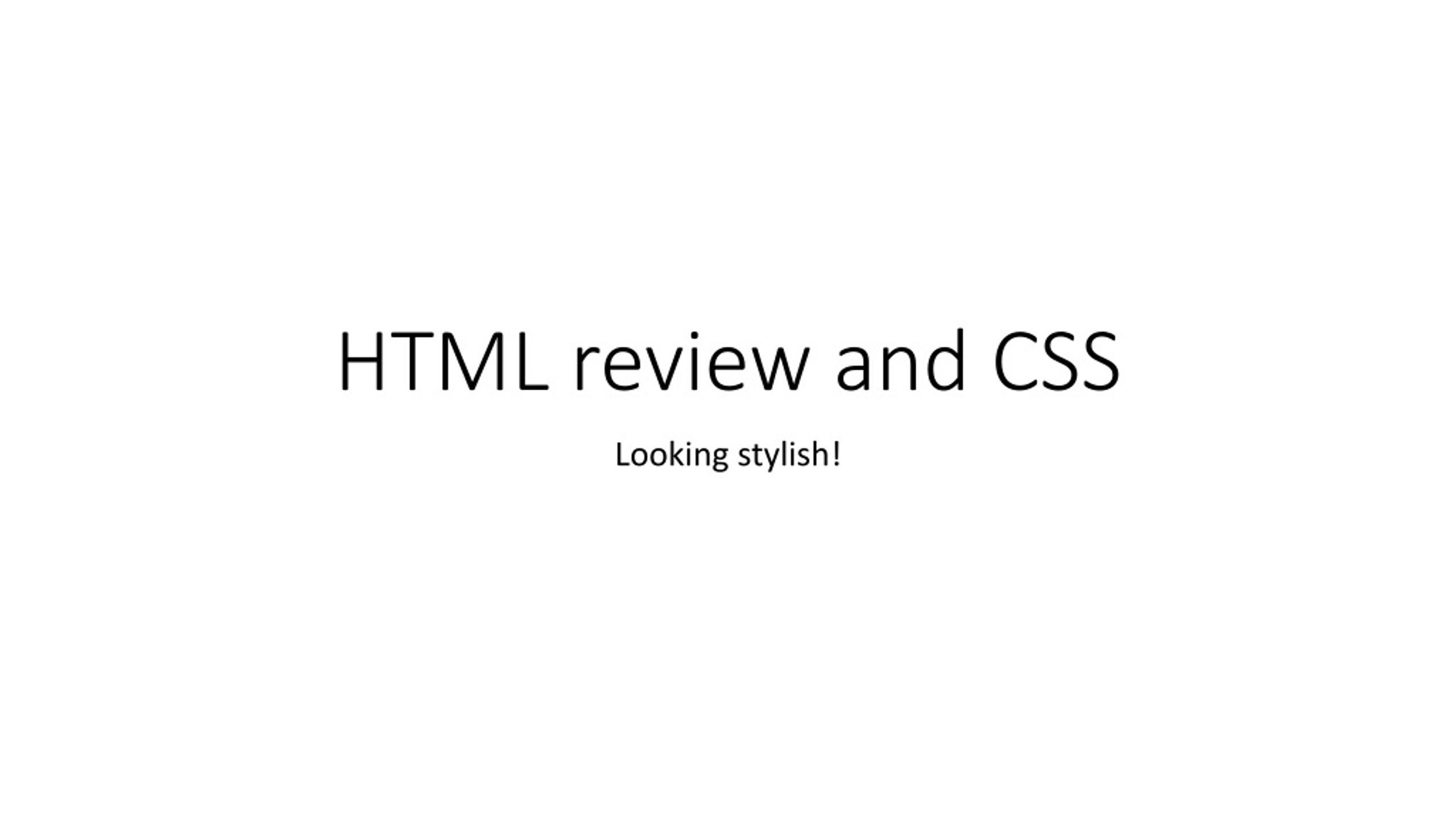 PPT - HTML review and CSS PowerPoint Presentation, free download - ID ...