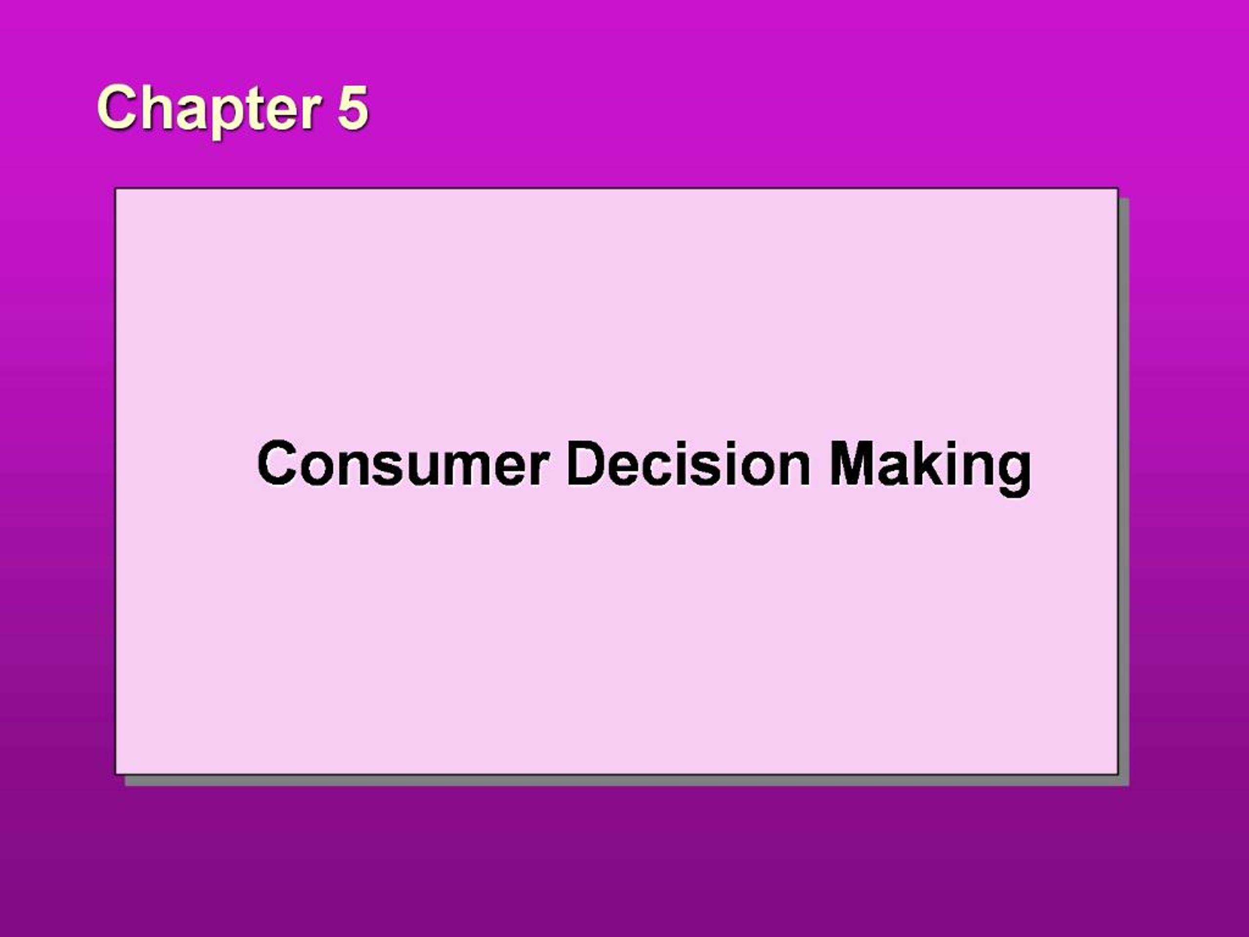 PPT - Consumer Decision Making PowerPoint Presentation, free download ...