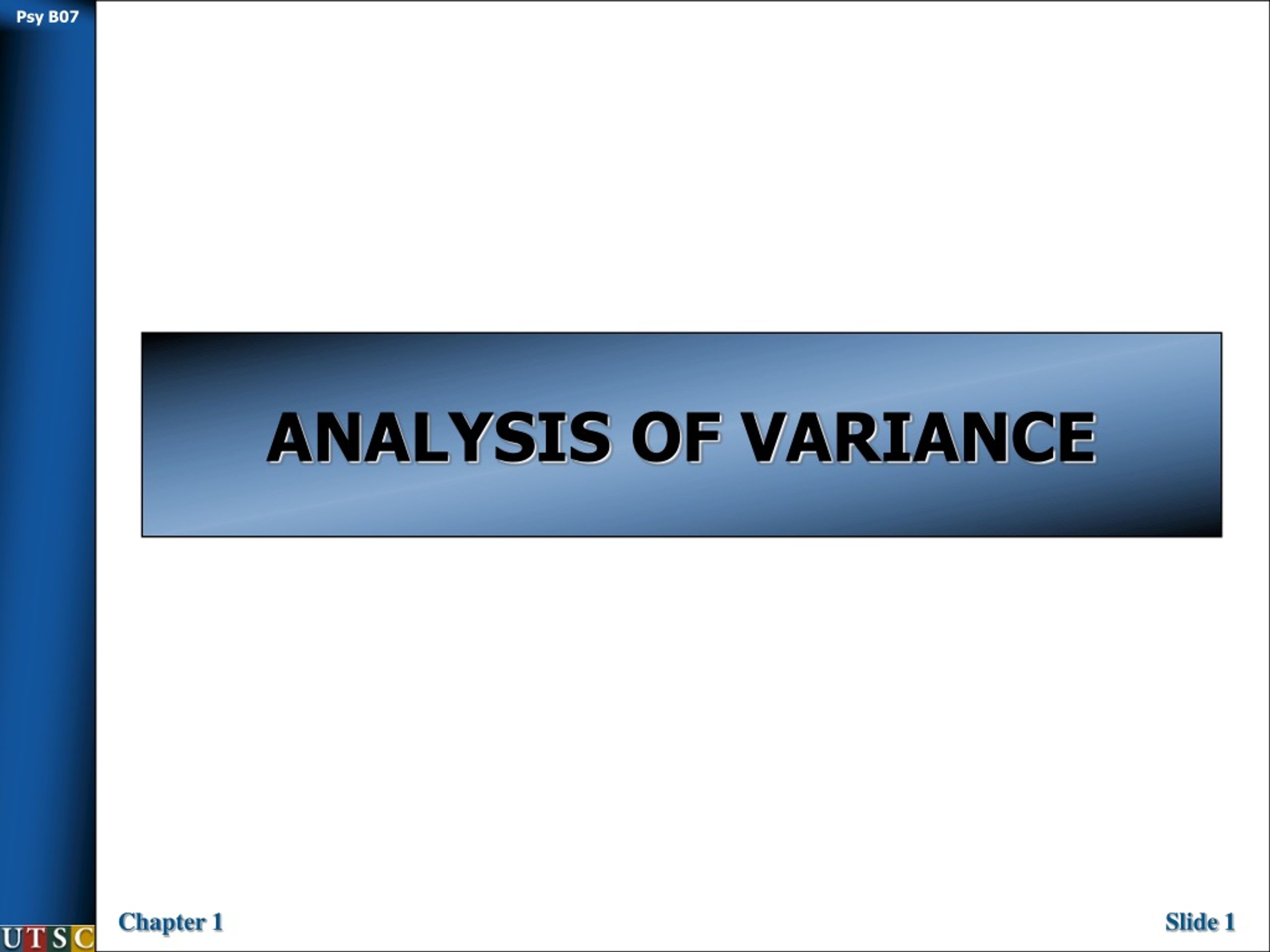 PPT - ANALYSIS OF VARIANCE PowerPoint Presentation, free download - ID ...