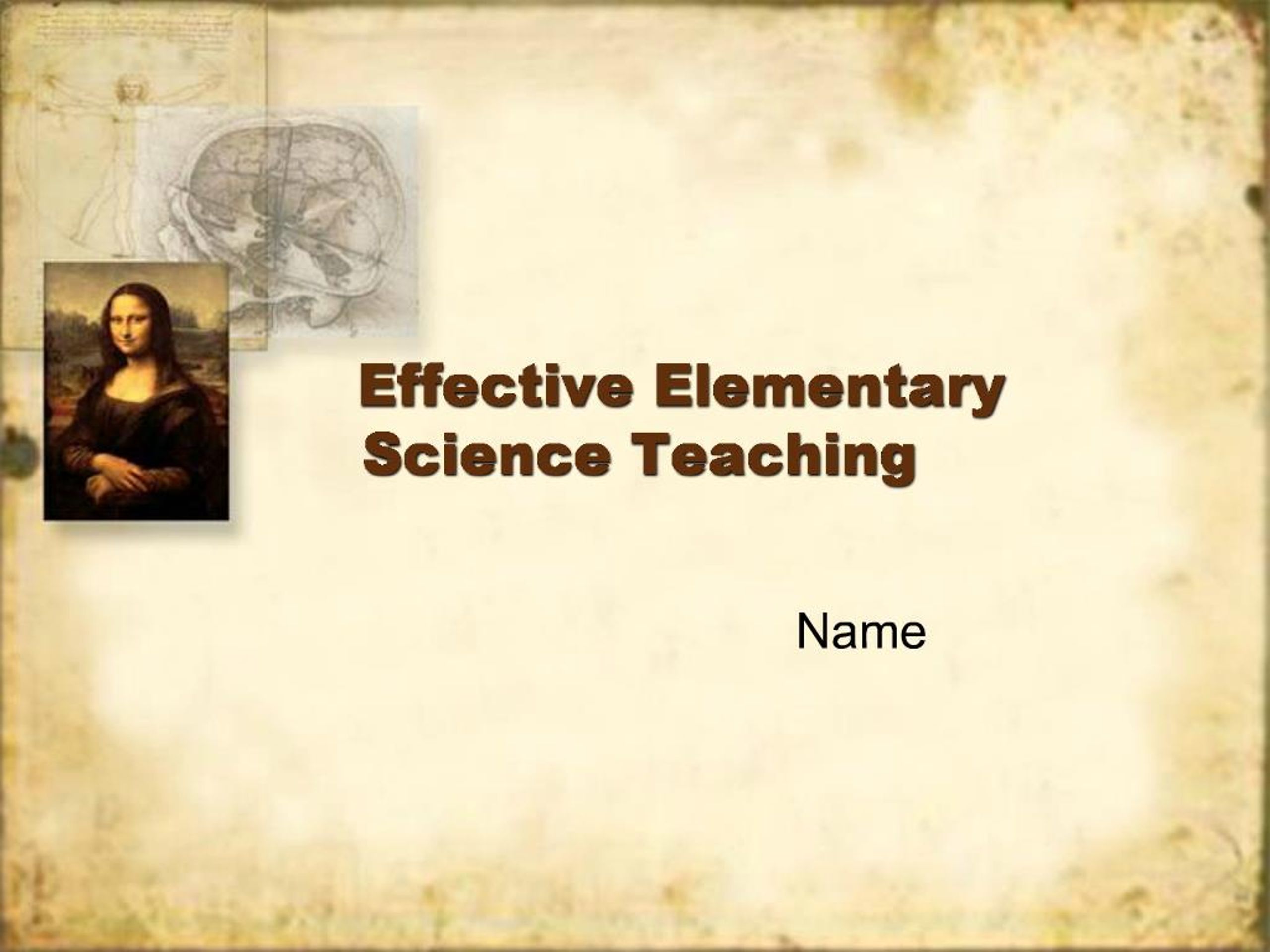 PPT - Effective Elementary Science Teaching PowerPoint Presentation ...