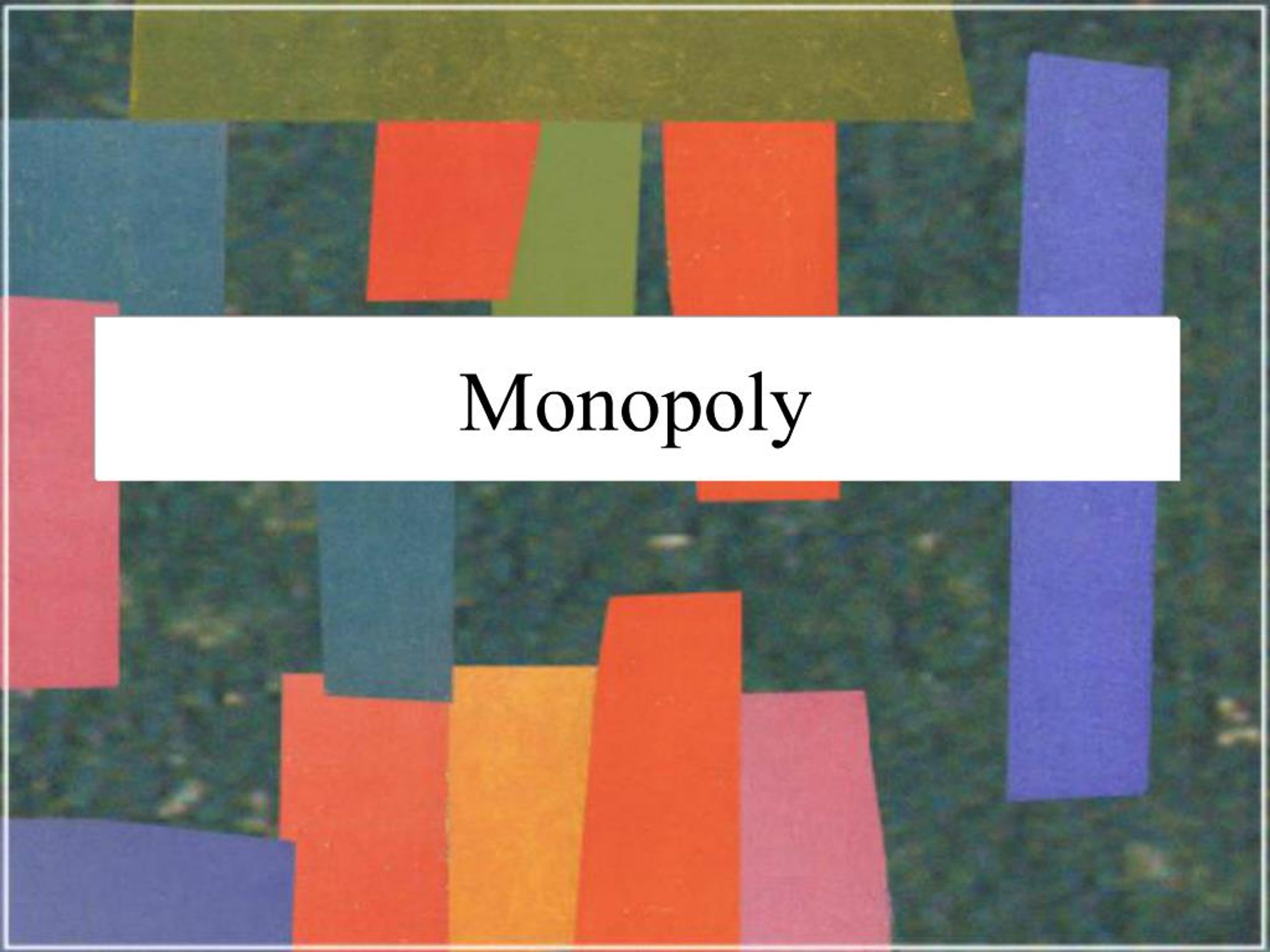 PPT - Monopoly PowerPoint Presentation, free download - ID:659572