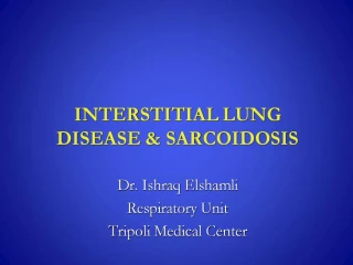 PPT - INTERSTITIAL LUNG DISEASE PowerPoint Presentation, free download ...