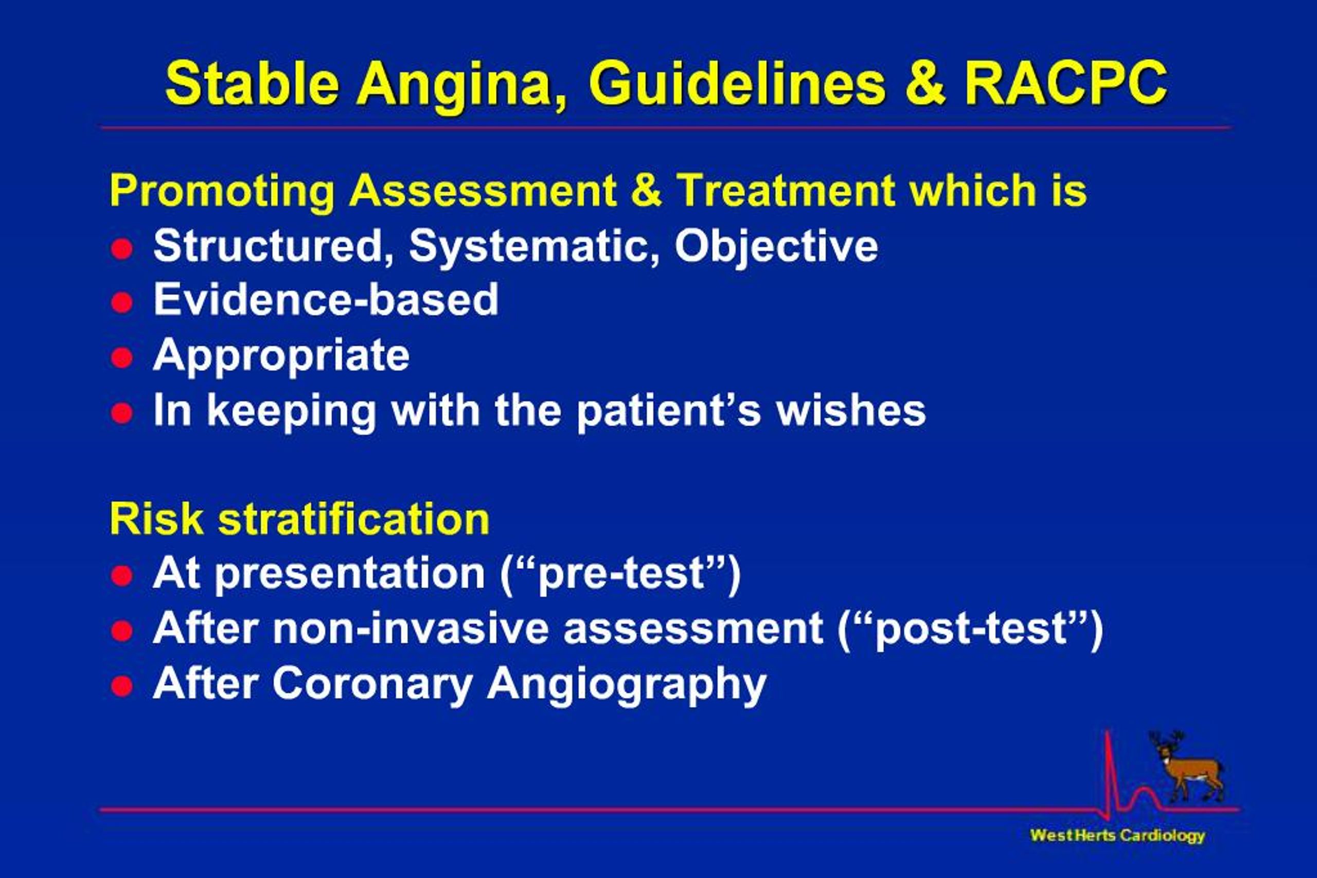 PPT - Stable Angina, Guidelines RACPC PowerPoint Presentation, free ...