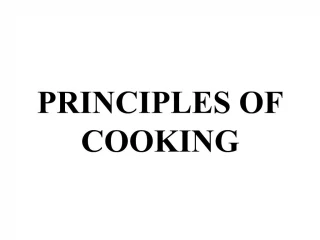 PPT - BASIC COOKING PRINCIPLES PowerPoint Presentation, free download ...