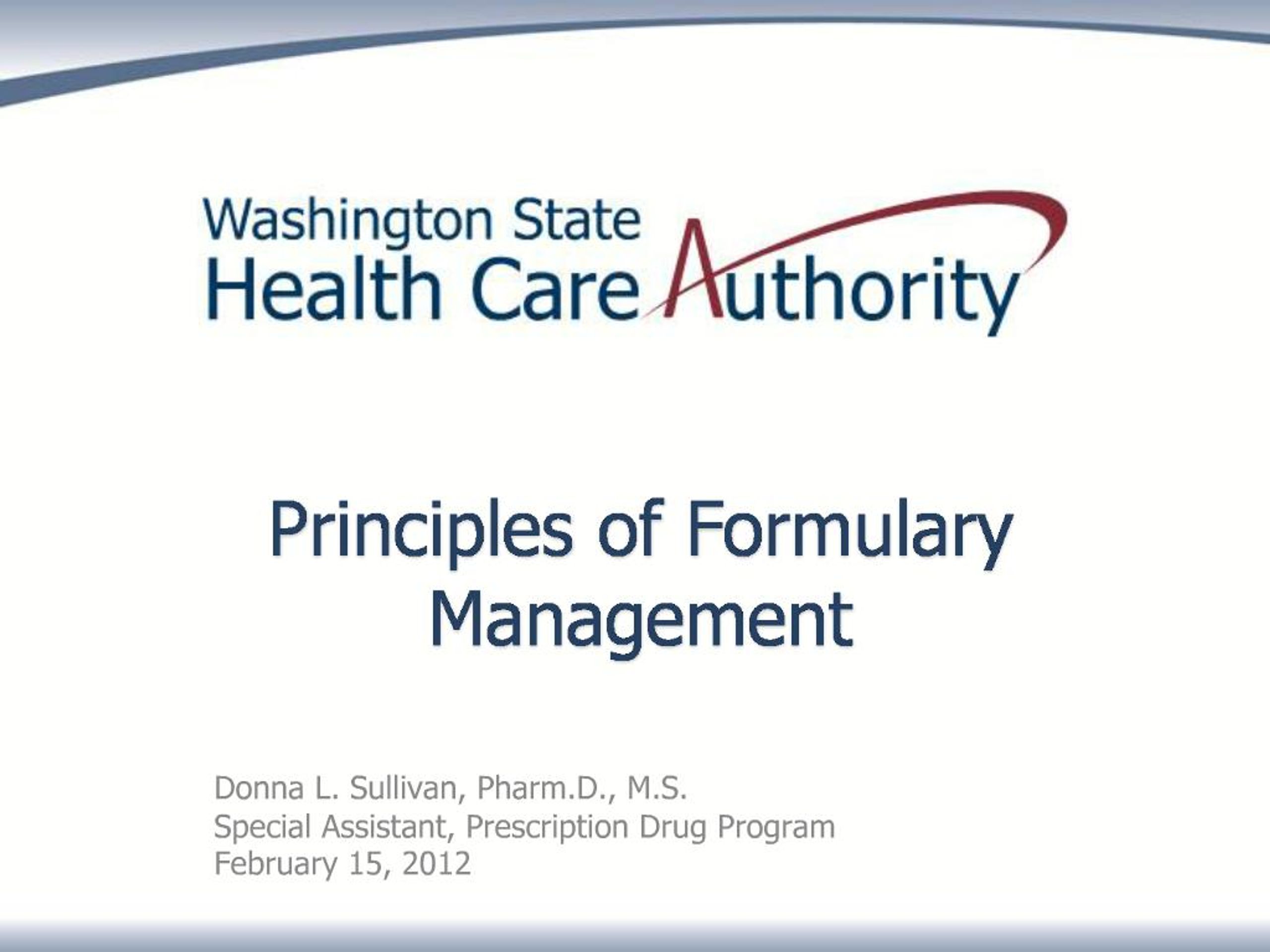 PPT - Principles of Formulary Management PowerPoint Presentation, free ...