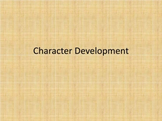 PPT - Character development PowerPoint Presentation, free download - ID ...
