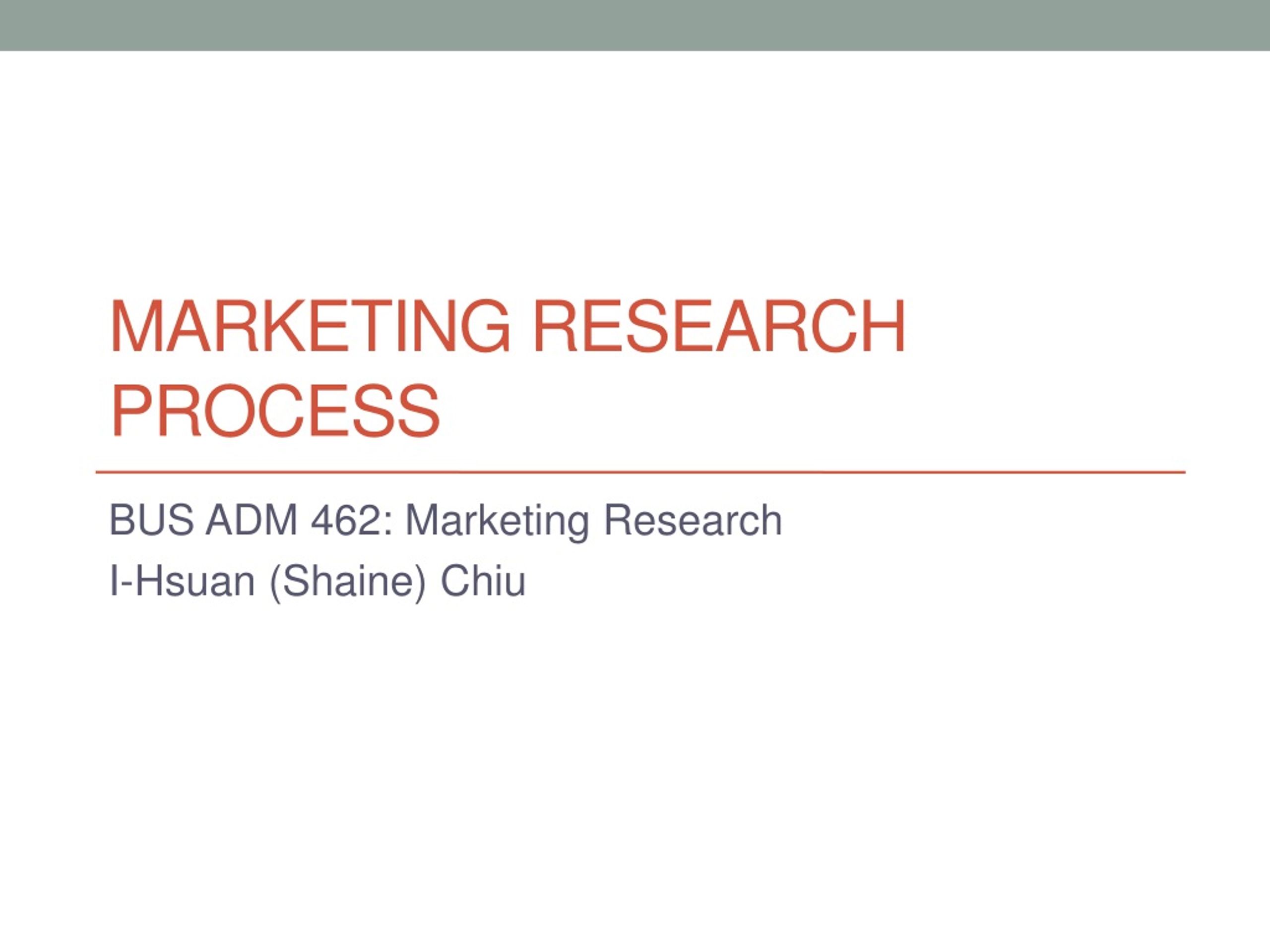 PPT - Marketing Research Process PowerPoint Presentation, free download ...