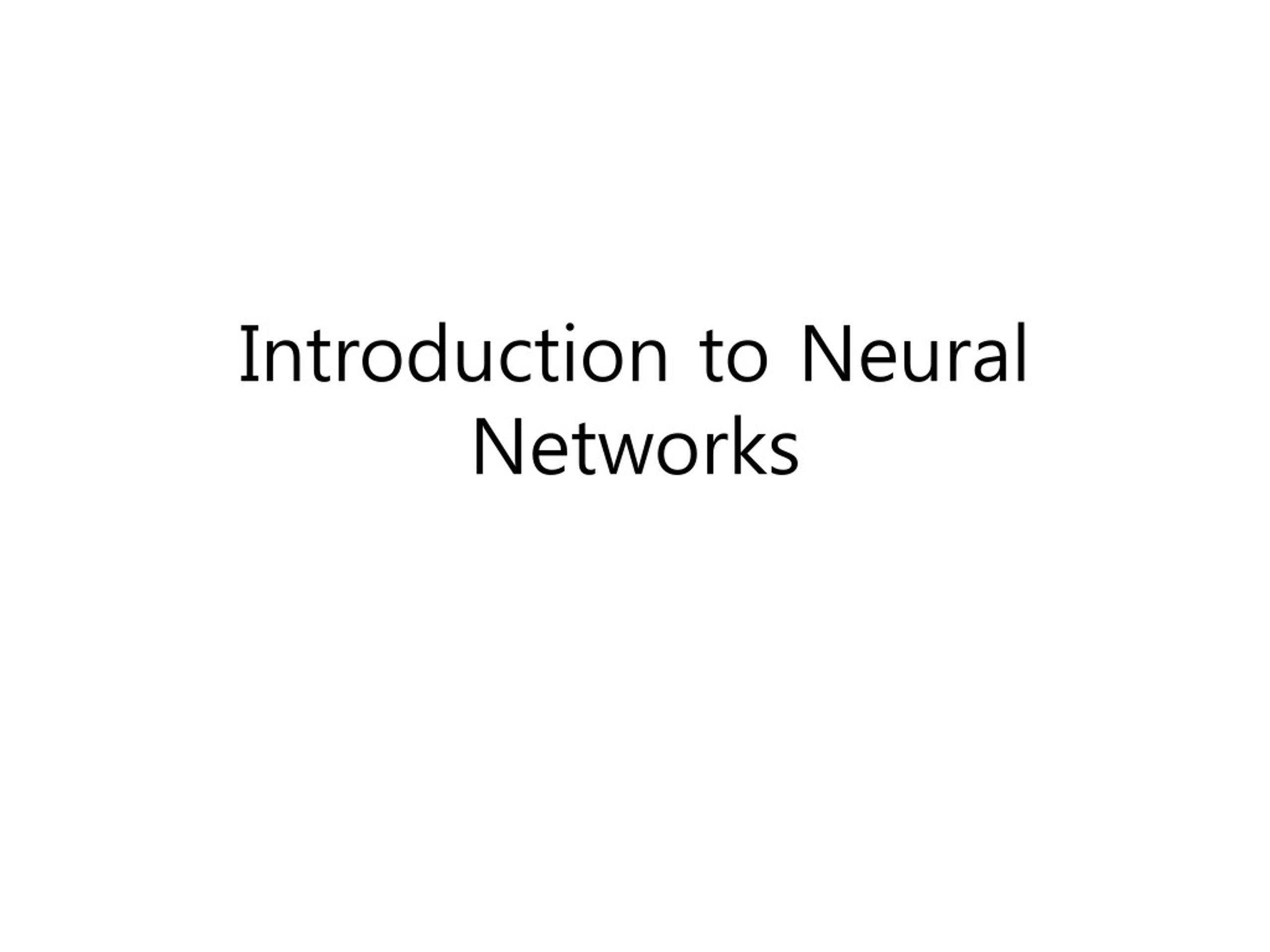 PPT - Introduction to Neural Networks PowerPoint Presentation, free ...