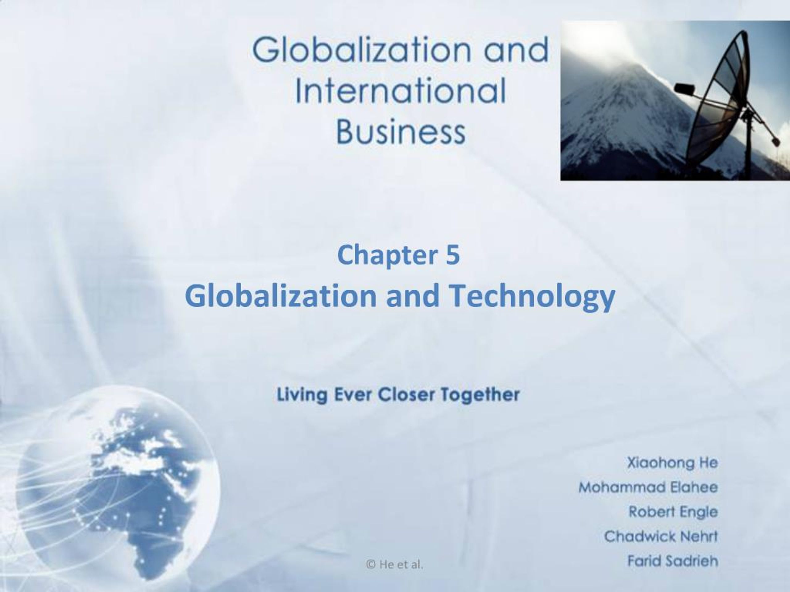 PPT - Chapter 5 Globalization and Technology PowerPoint Presentation ...