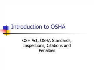 PPT - Introduction to OSHA PowerPoint Presentation, free download - ID ...