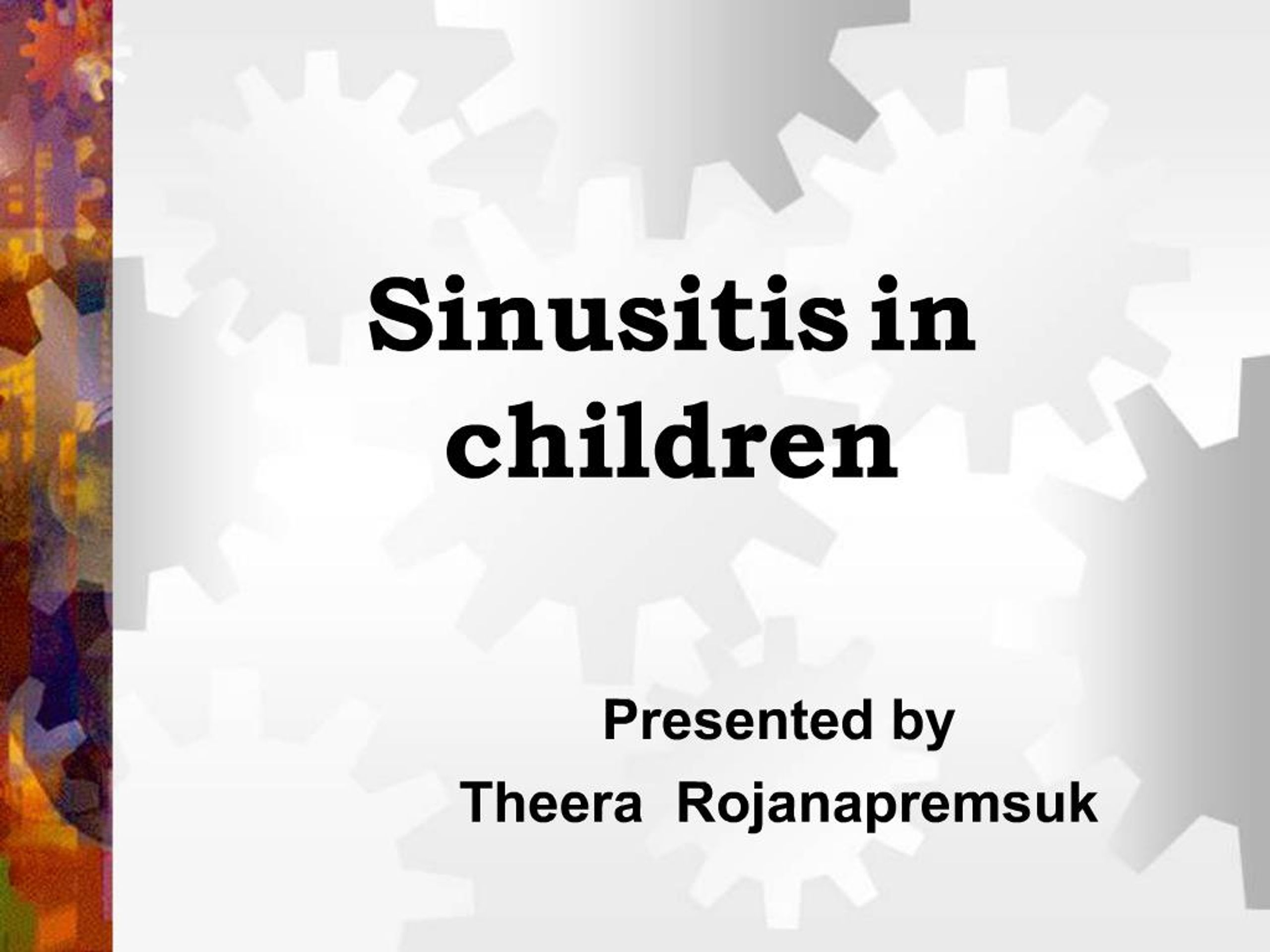 PPT - Sinusitis in children PowerPoint Presentation, free download - ID ...