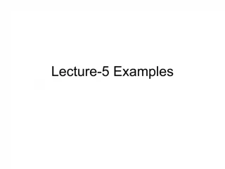PPT - Lecture-6 Examples PowerPoint Presentation, free download - ID ...