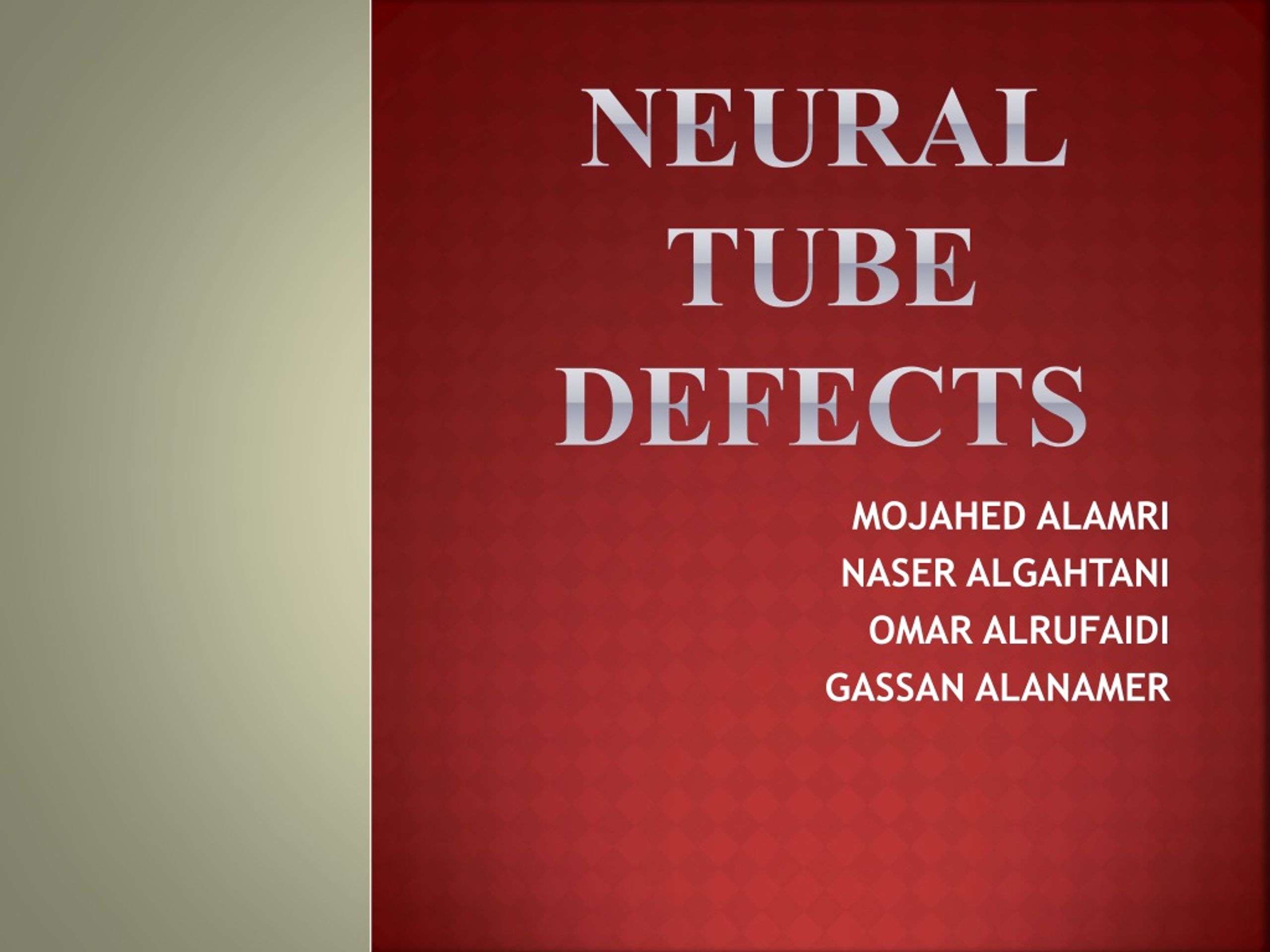 PPT - Neural Tube defects PowerPoint Presentation, free download - ID ...
