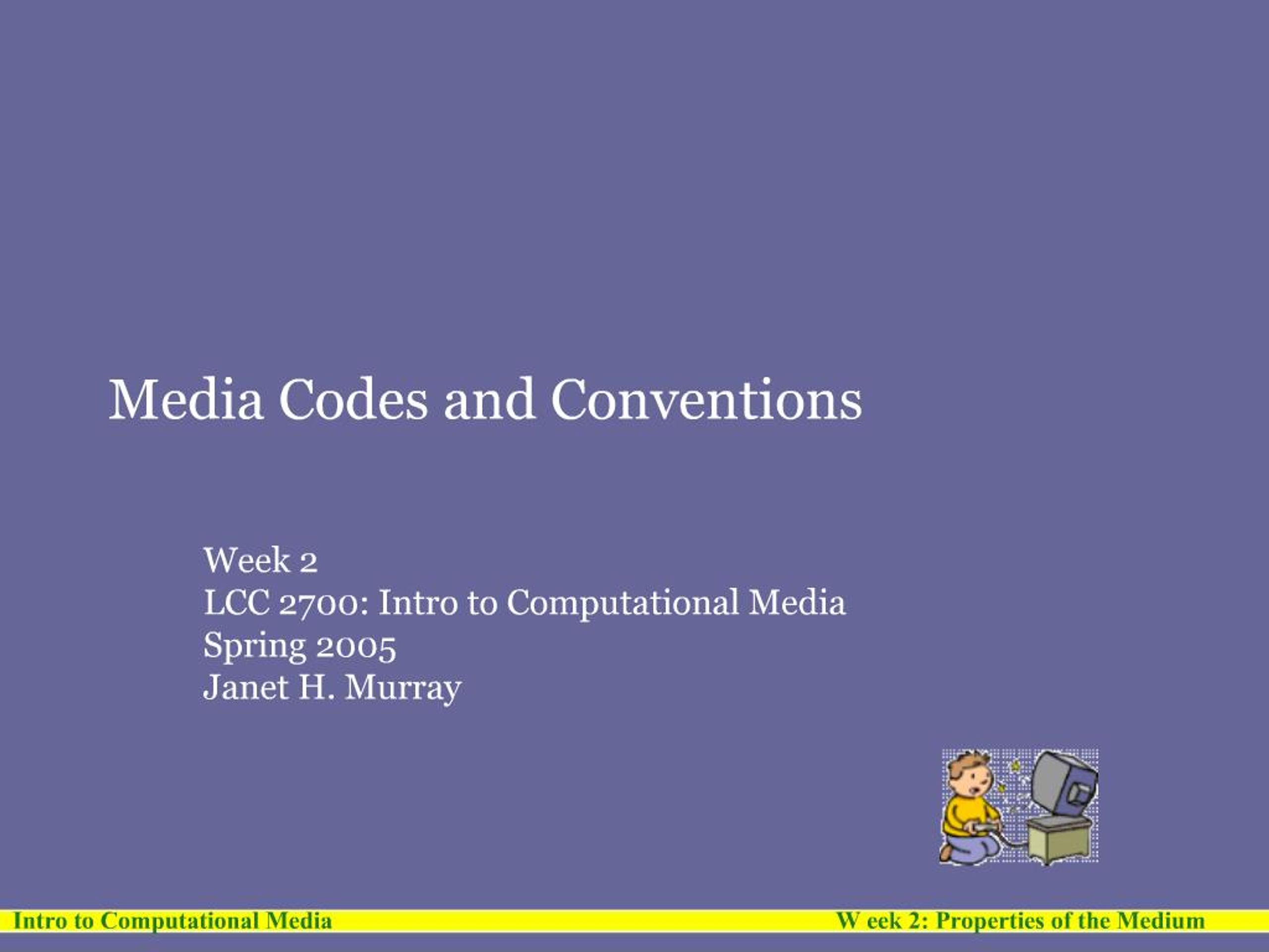 PPT - Media Codes and Conventions PowerPoint Presentation, free ...