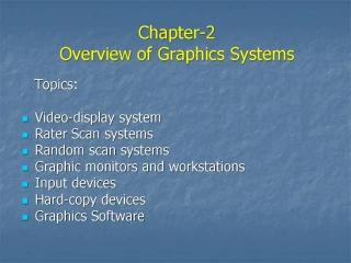 PPT - OVERVIEW OF GRAPHICS SYSTEMS PowerPoint Presentation, free ...