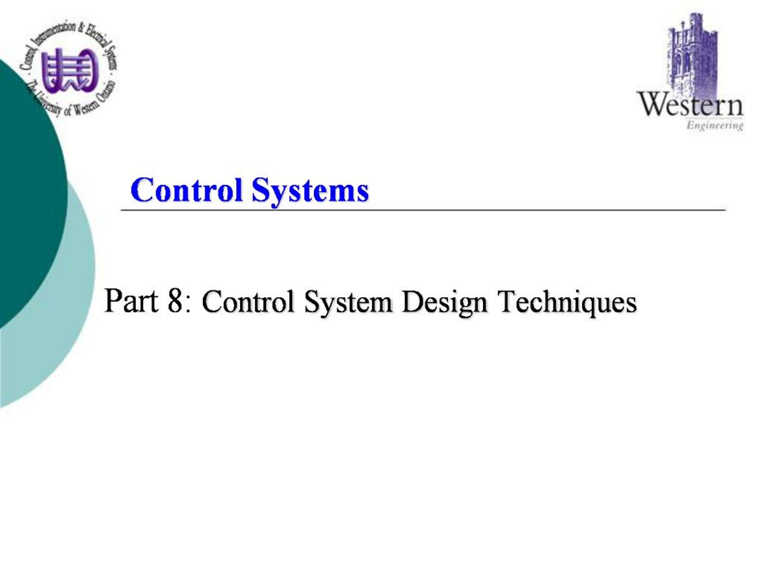PPT - Control Systems PowerPoint Presentation, free download - ID:700685