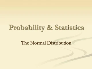 PPT - 《 Probability and statistics 》 PowerPoint Presentation, free ...
