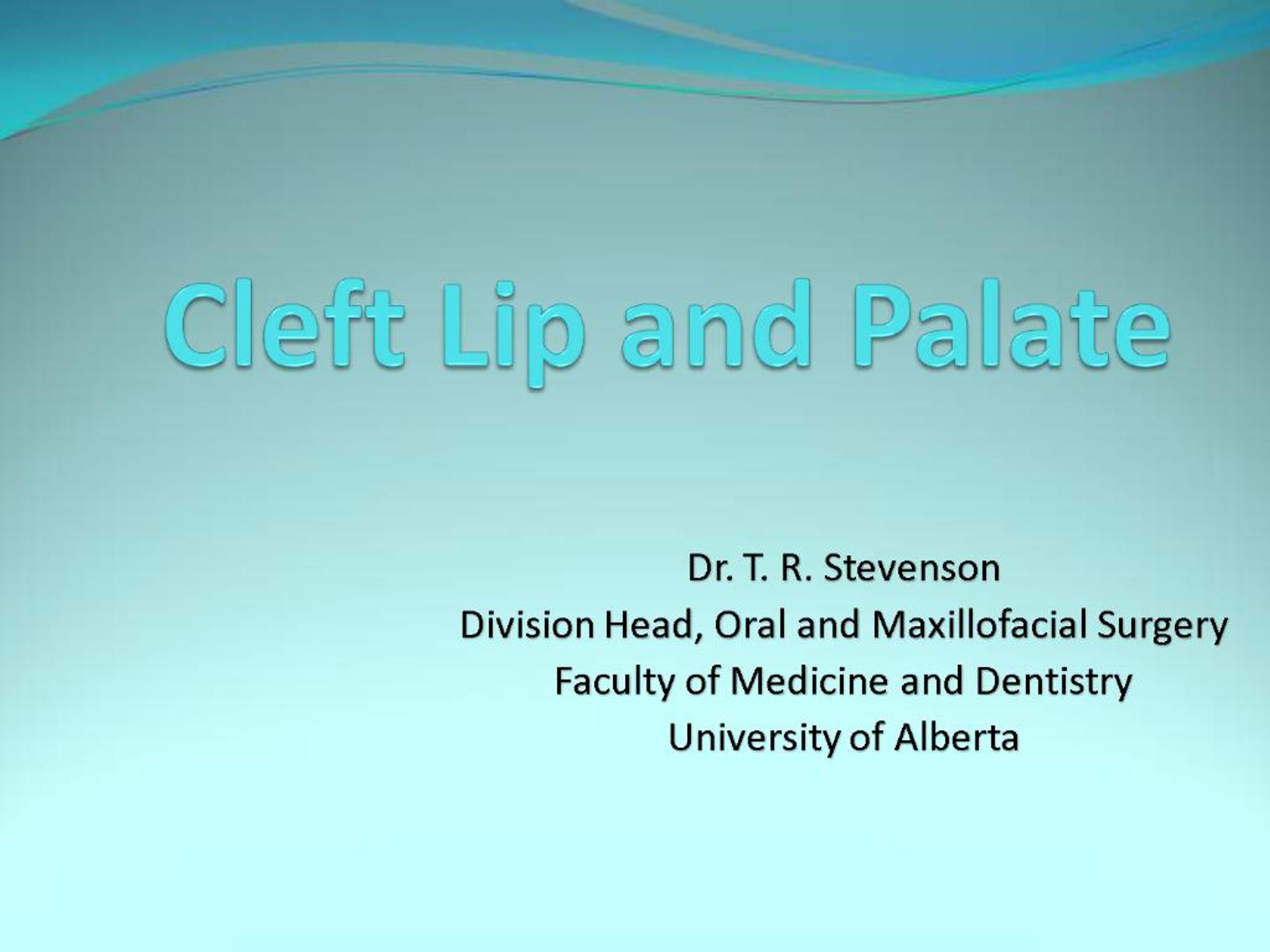 PPT - Cleft Lip and Palate PowerPoint Presentation, free download - ID ...