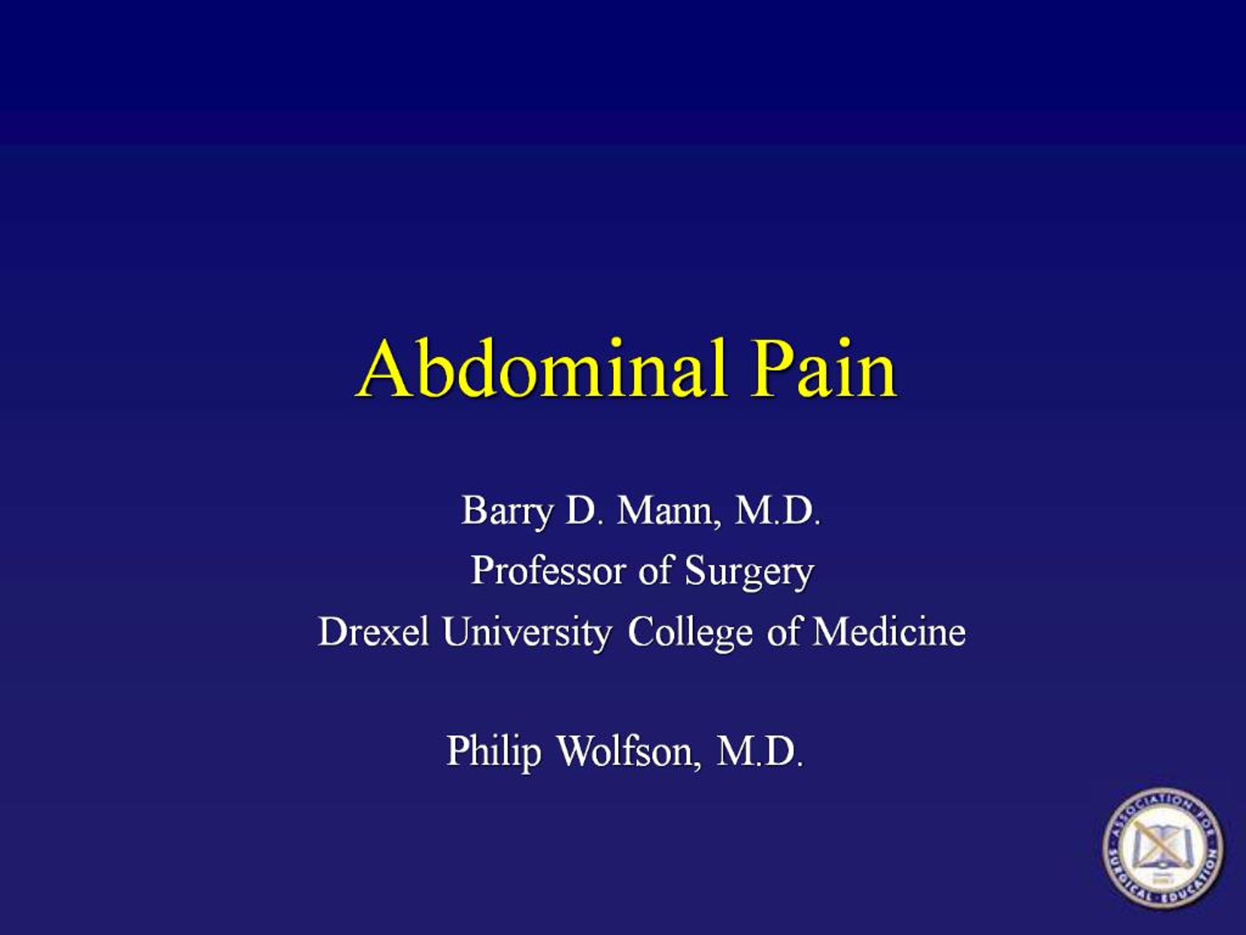 PPT - Abdominal Pain PowerPoint Presentation, free download - ID:703571
