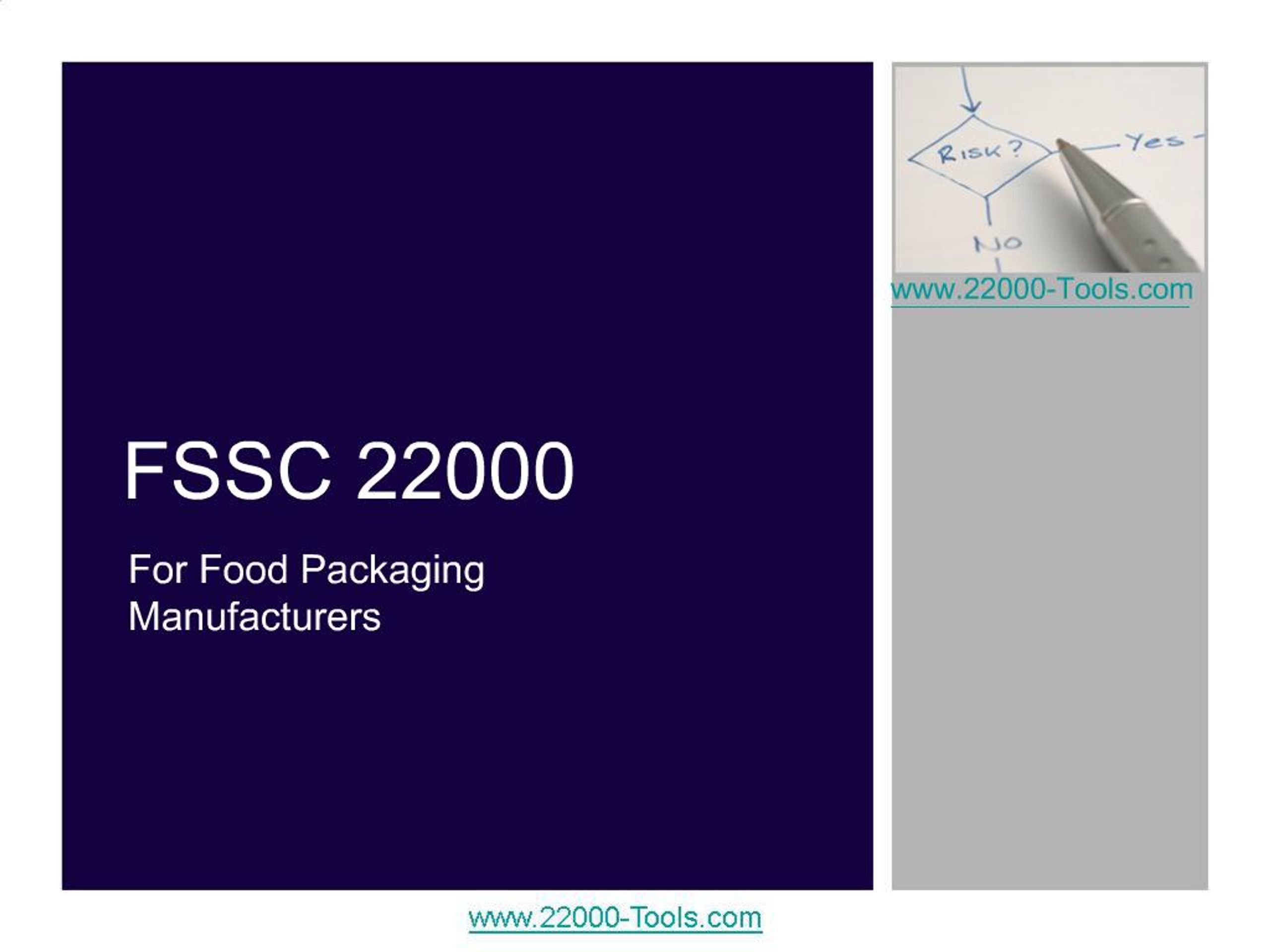 PPT - Achieve FSSC 22000 GFSI Certification for Food Packaging ...