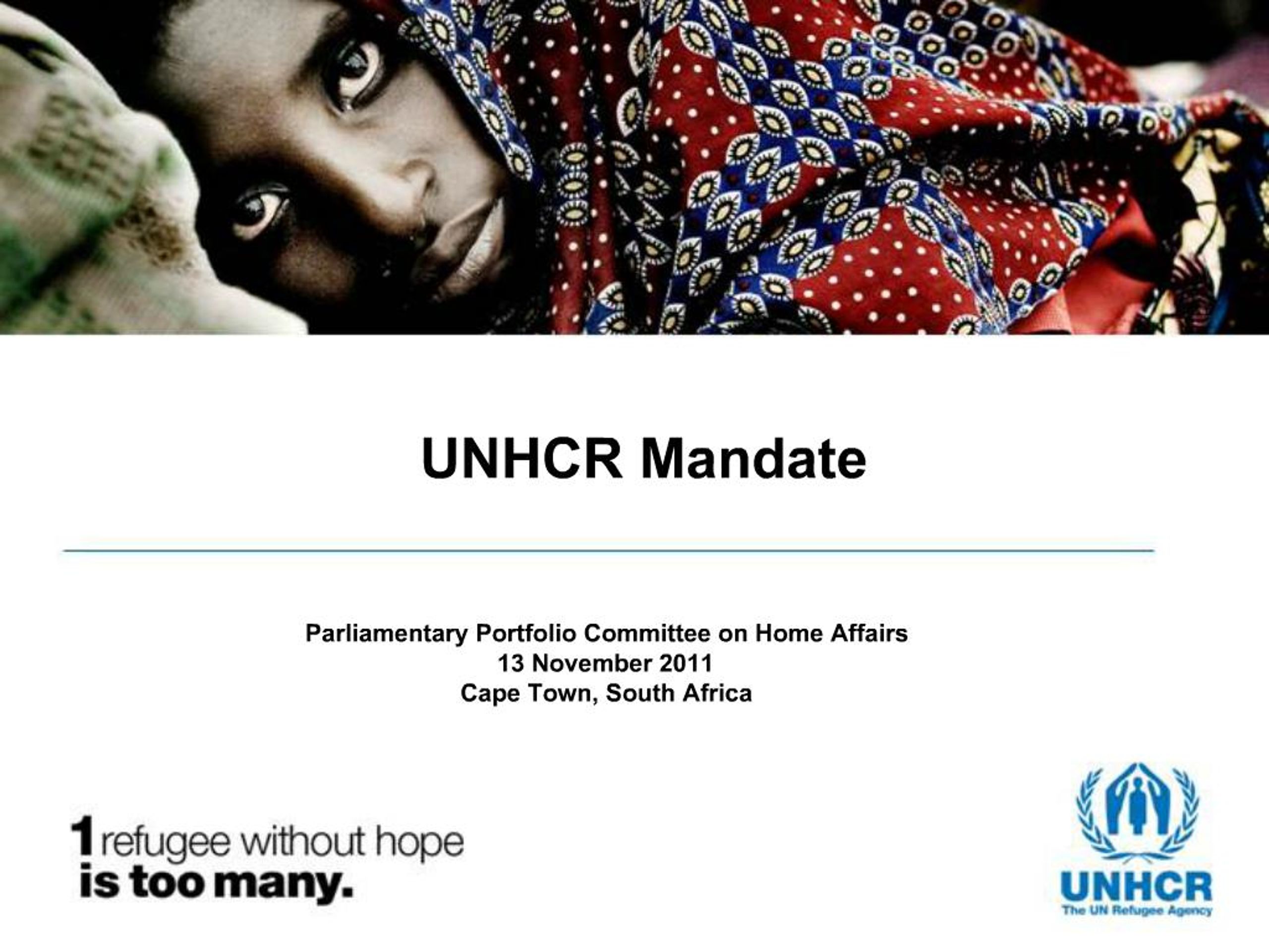 PPT - UNHCR Mandate PowerPoint Presentation, free download - ID:708897
