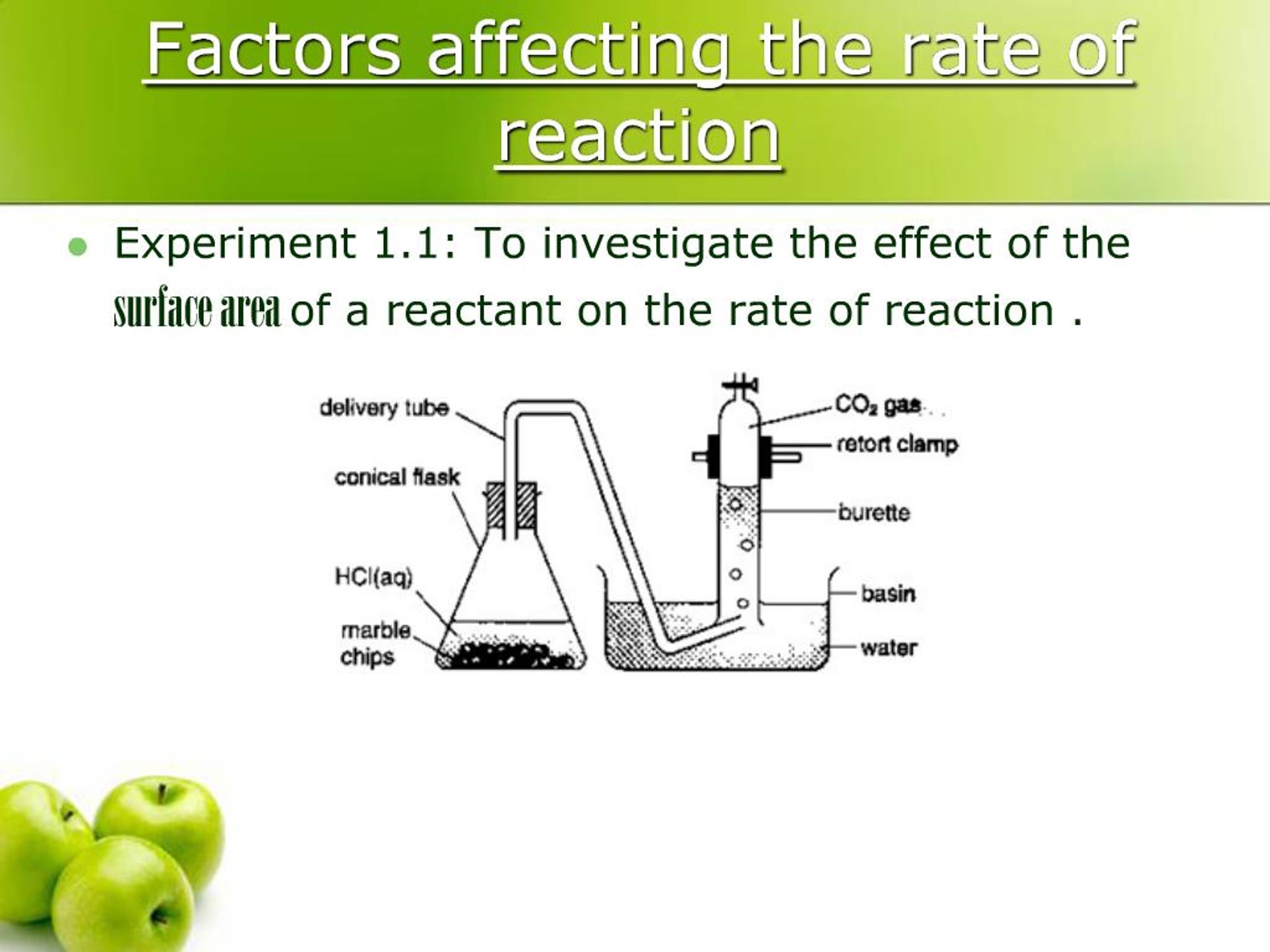 PPT - Factors affecting the rate of reaction PowerPoint Presentation ...